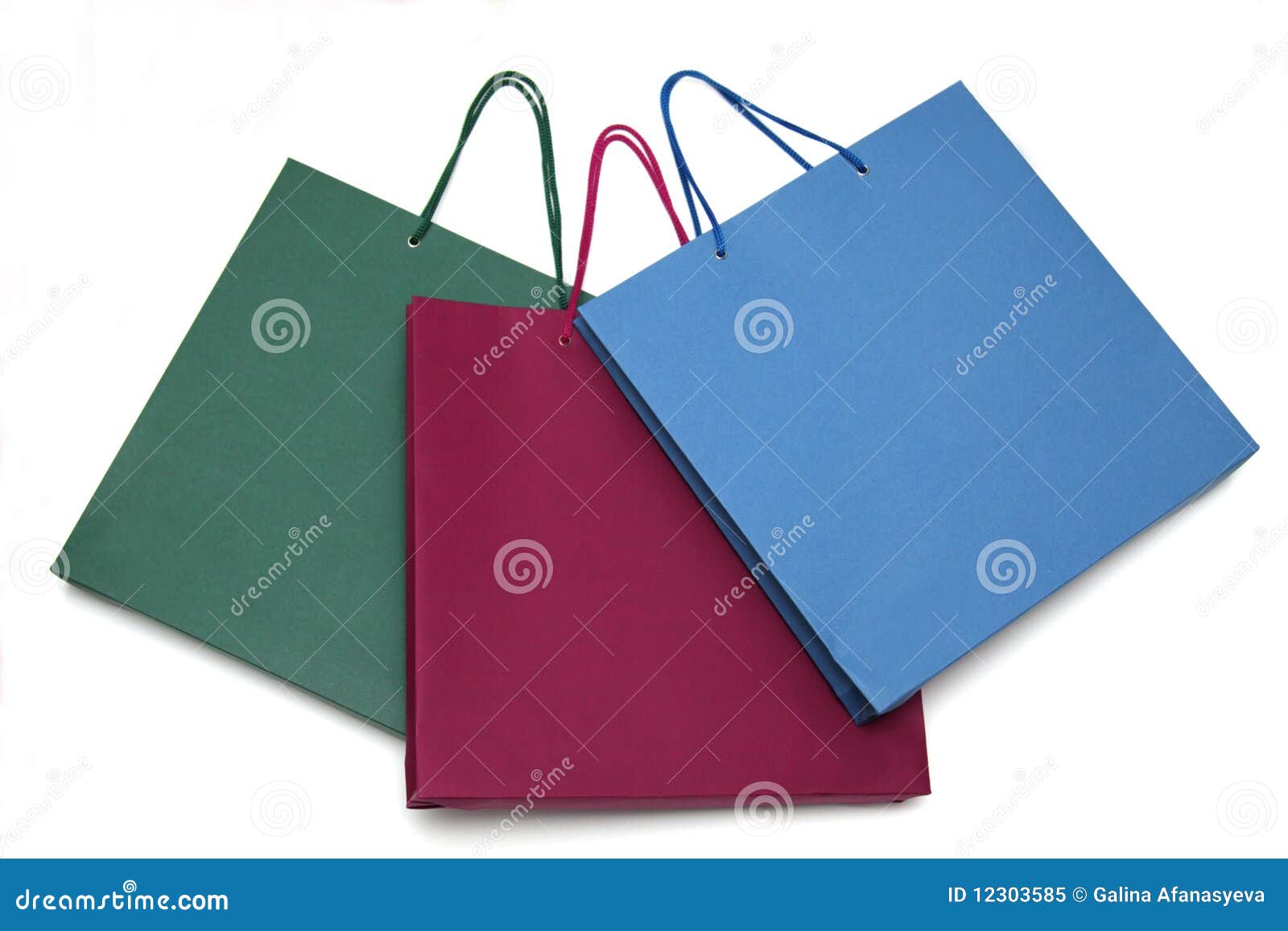 Three colour packages stock image. Image of souvenir - 12303585