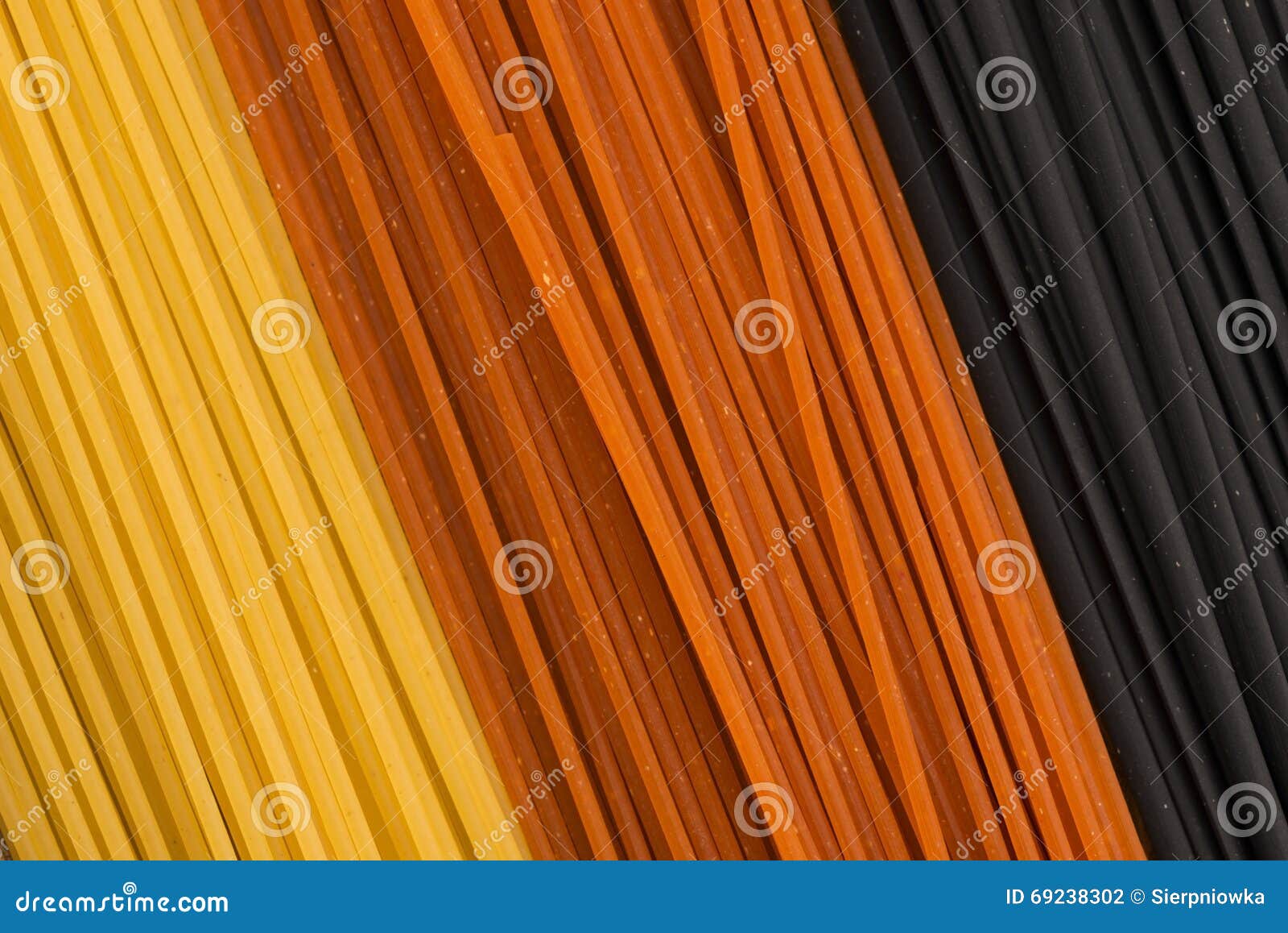 Three colour pasta stock photo. Image of meal, bright - 69238302