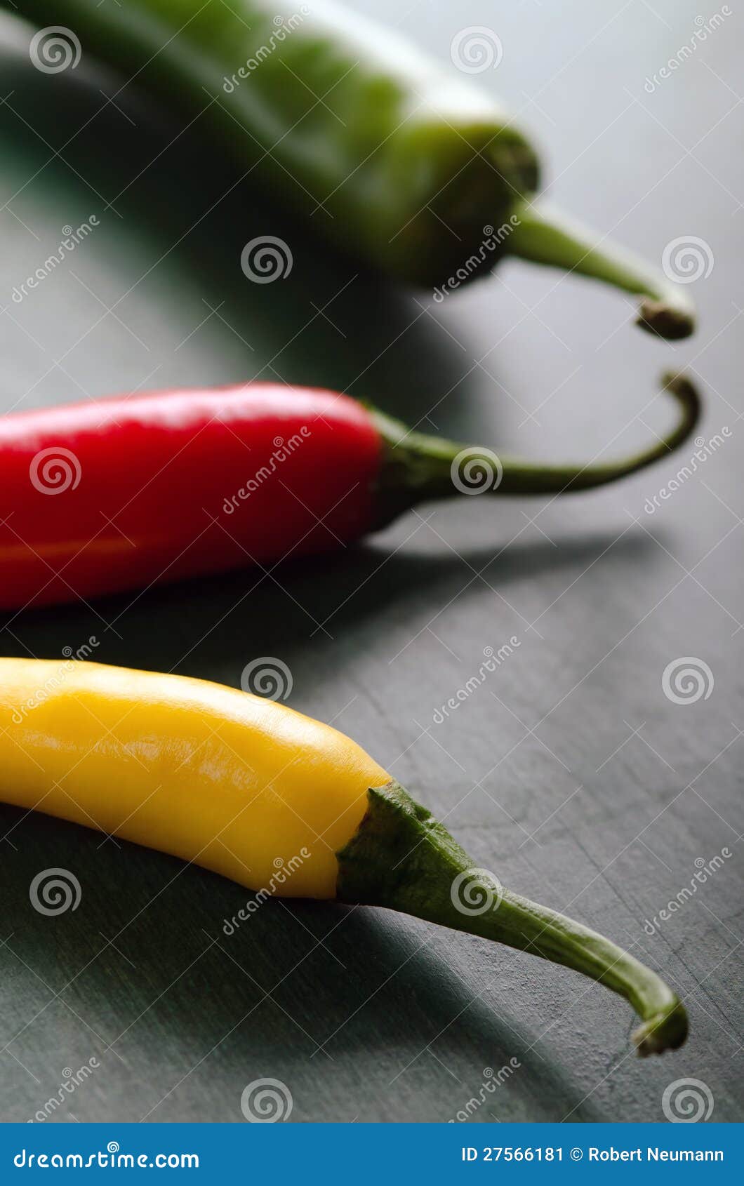 Three coloured chilli stock image. Image of freshly, igneously - 27566181