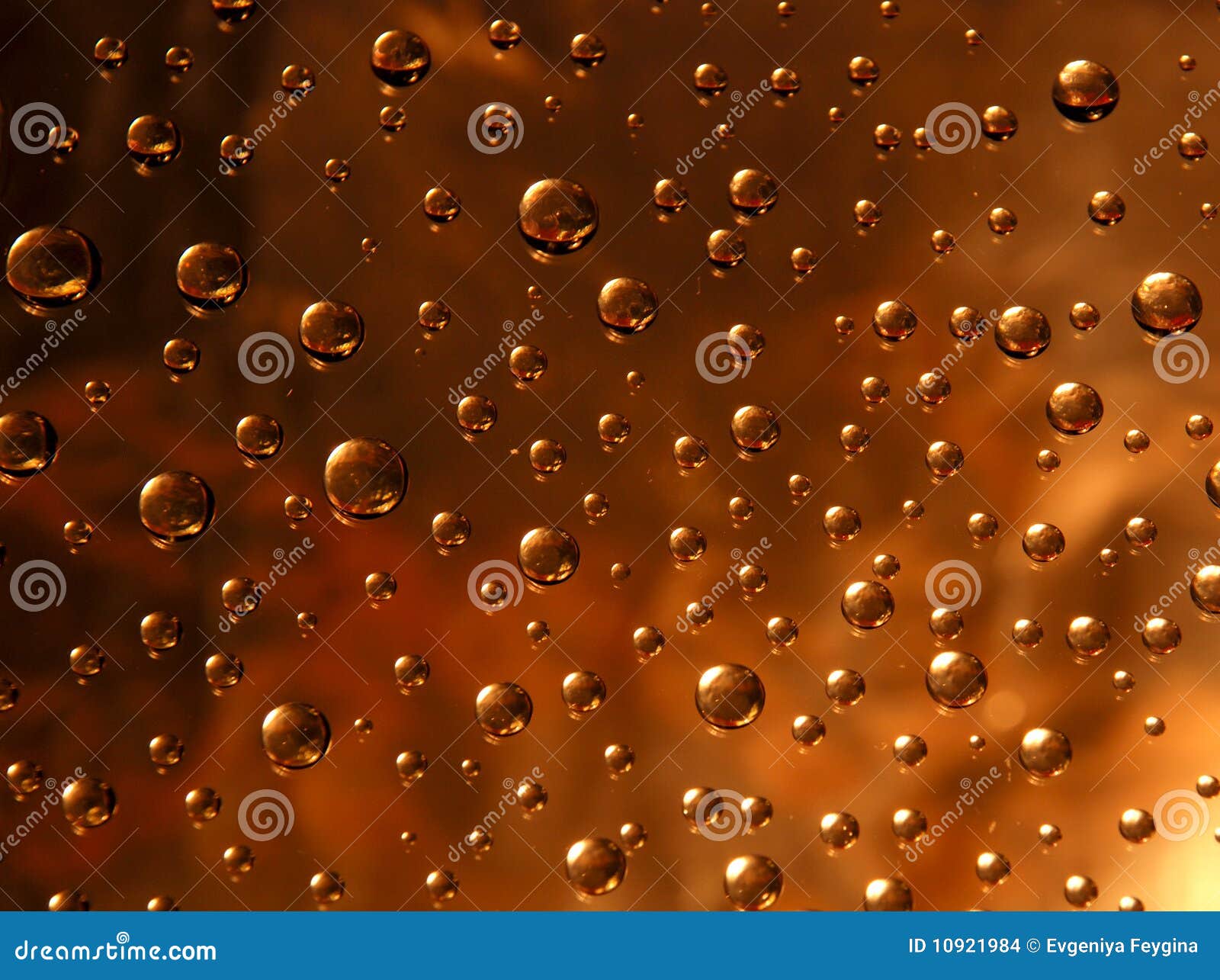 Three-coloured drops stock photo. Image of drip, golden - 10921984