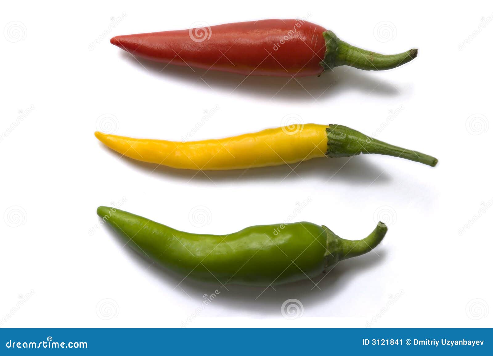 Three coloured peppers stock image. Image of lunch, gourmet - 3121841