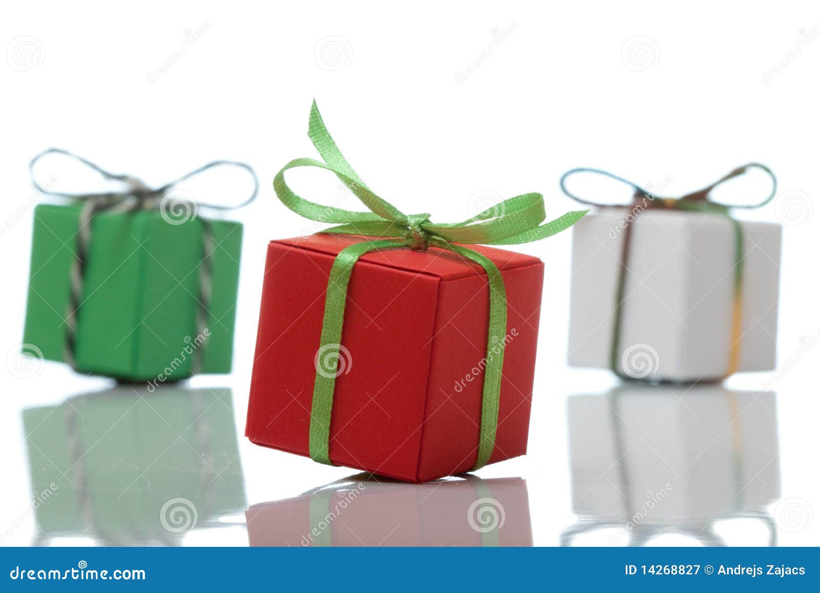 Three Colourful Present Boxes Stock Image - Image of isolated ...