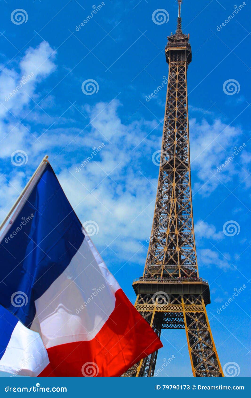 The Three Colours in Paris stock image. Image of white - 79790173