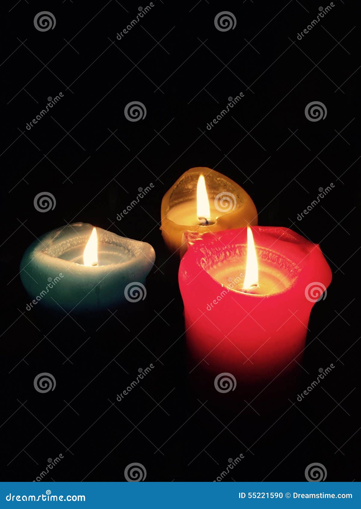 Three colours stock photo. Image of side, view, flame - 55221590