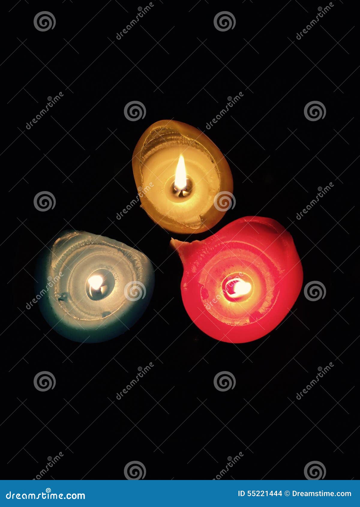 Three colours stock photo. Image of burning, colours - 55221444