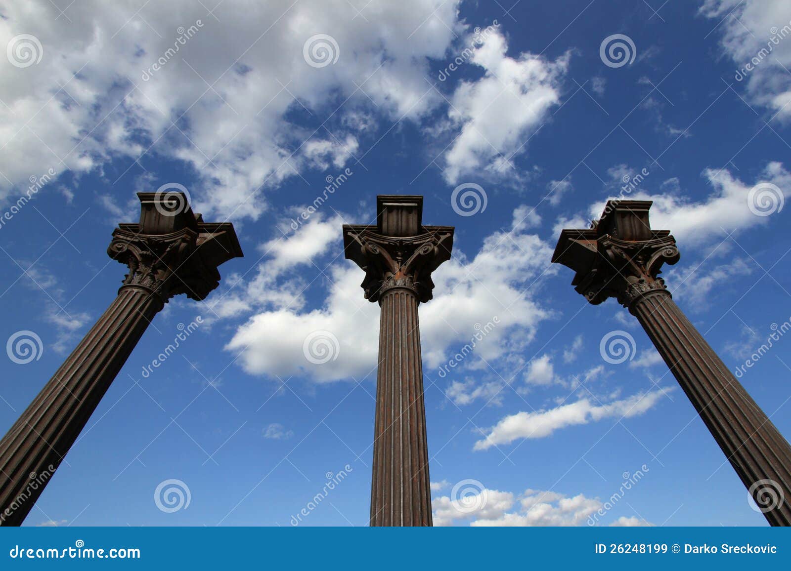 Three Pillars. Stock Image | CartoonDealer.com #2798647