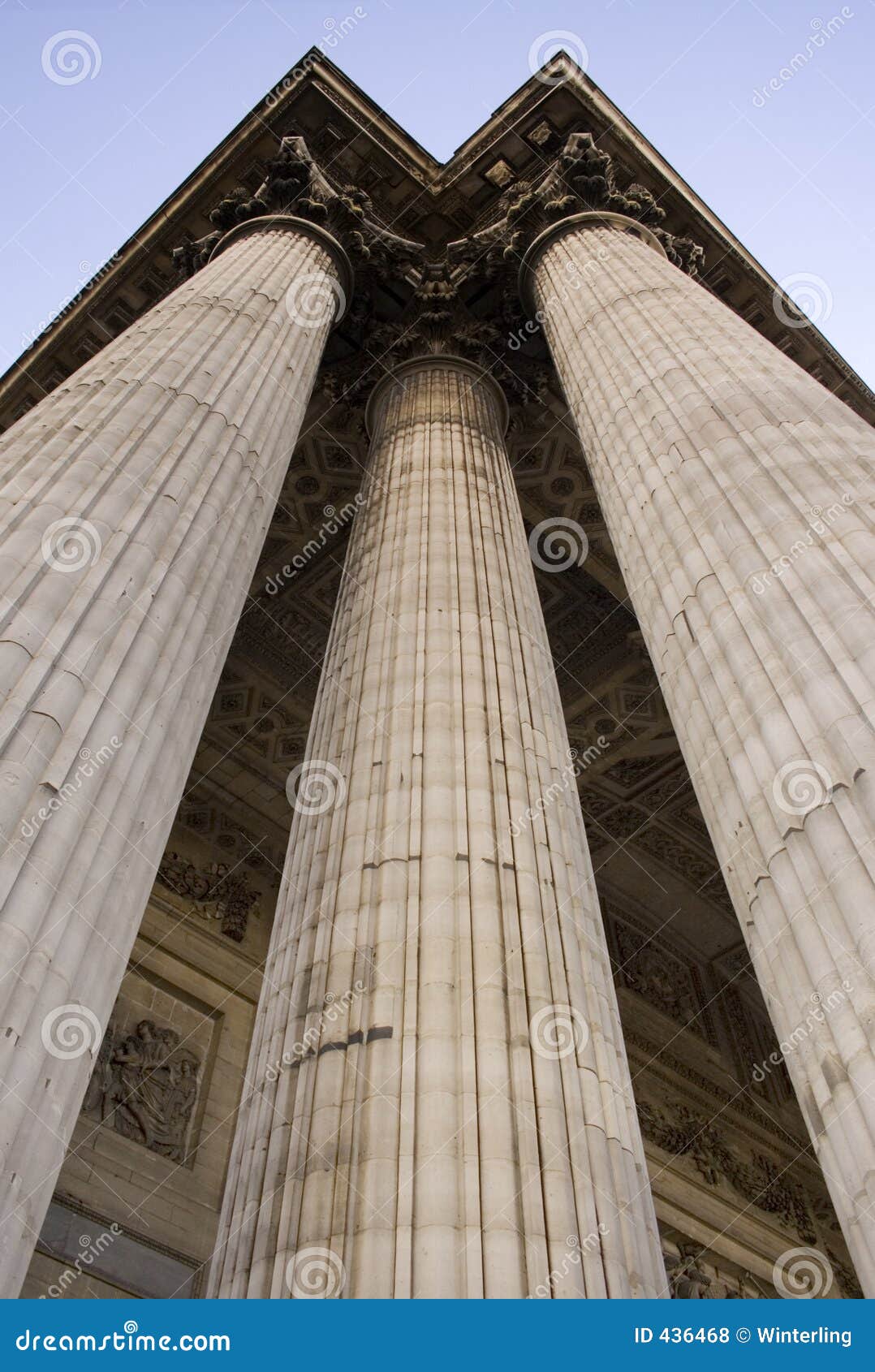 Three Columns stock photo. Image of balance, detail, order - 436468