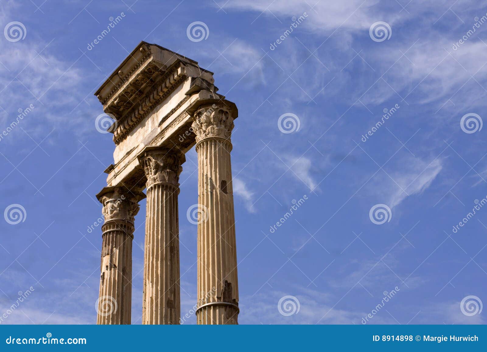 Three Columns stock photo. Image of design, rome, classic - 8914898