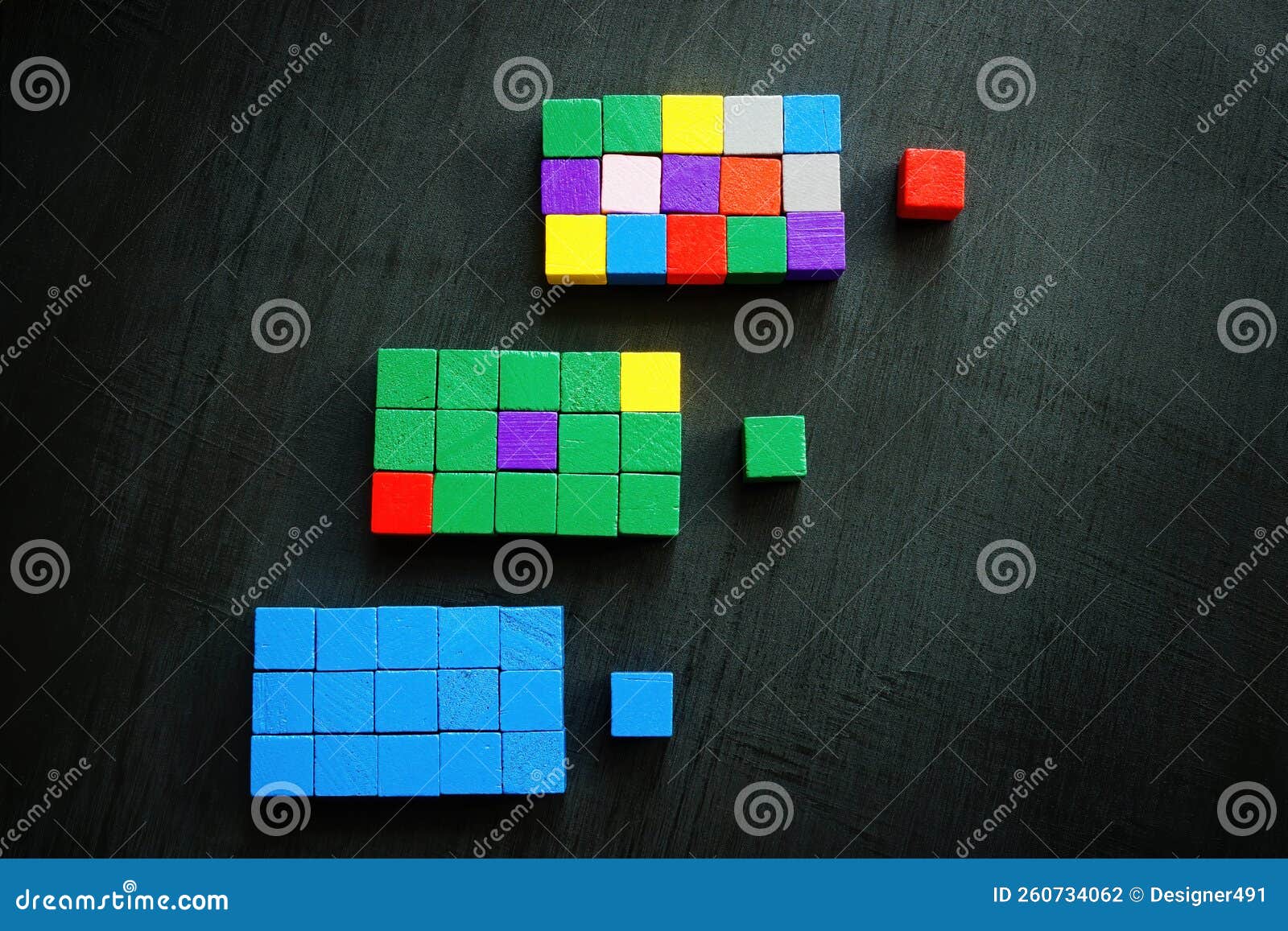Three Columns of Colored Cubes with Leaders. Diversity and Inclusion at ...