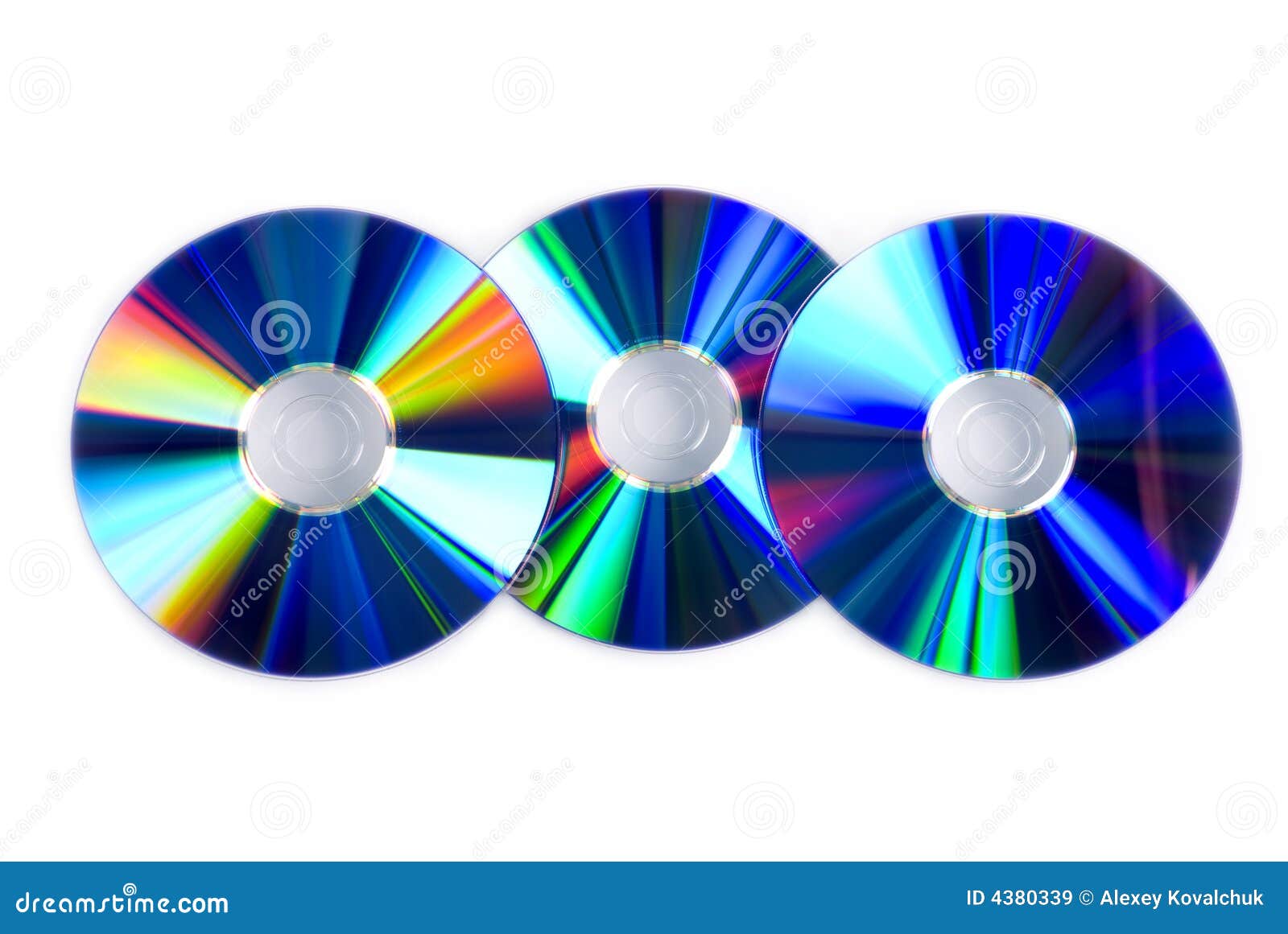 Three compact disk stock image. Image of compact, information - 4380339