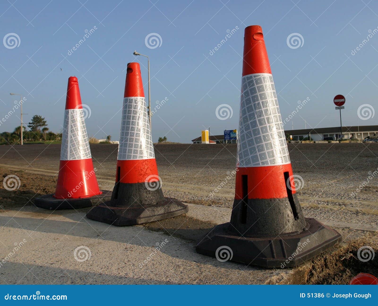 Three Cones stock photo. Image of restricted, transportation - 51386