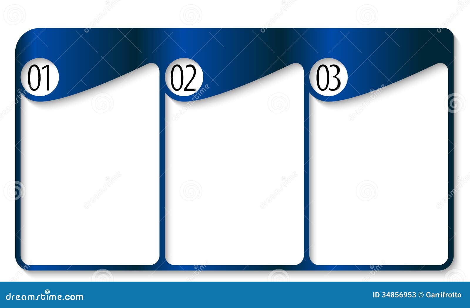 Three connected frames stock vector. Illustration of sign - 34856953