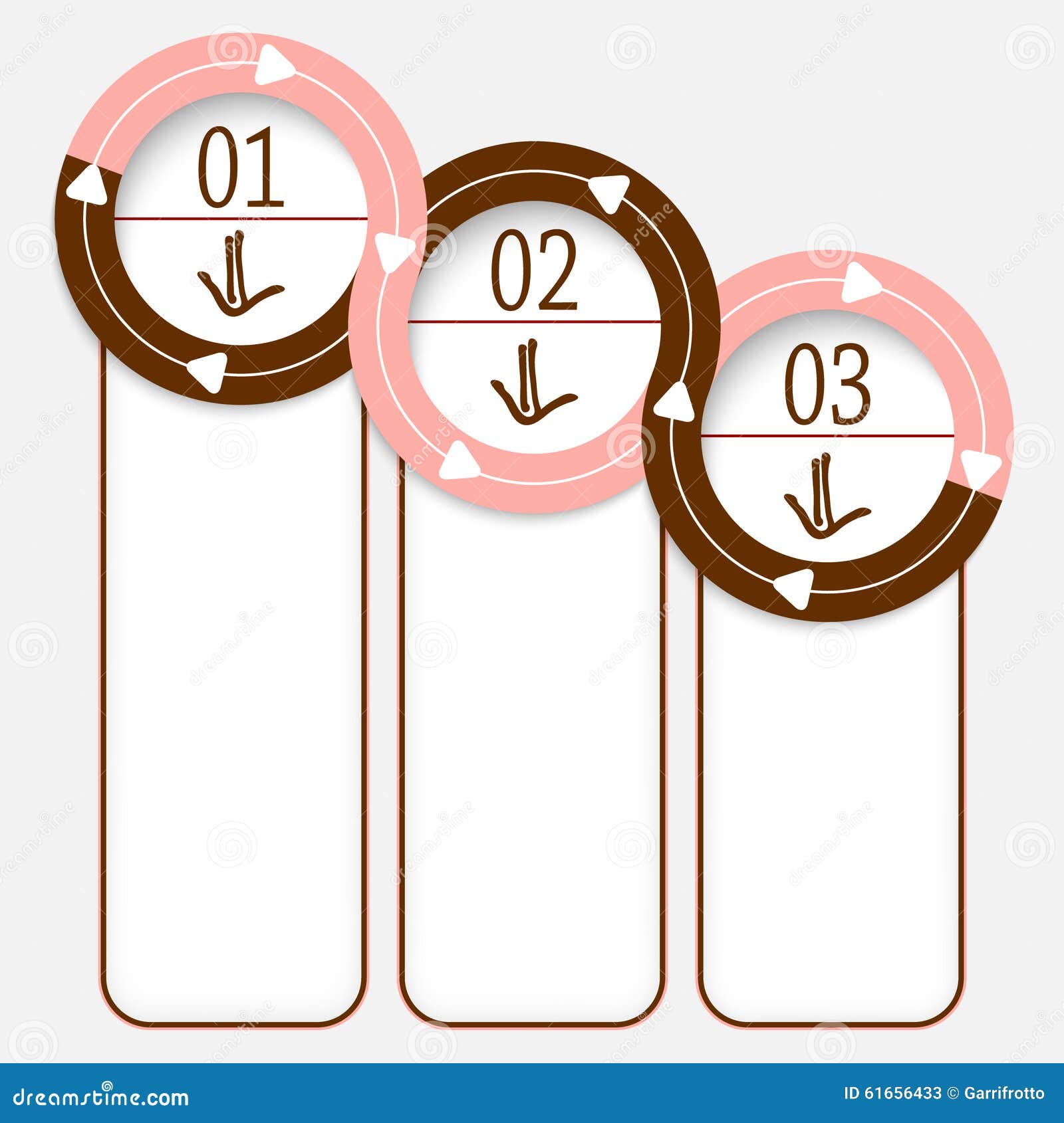Three connected frames stock vector. Illustration of decorative - 61656433