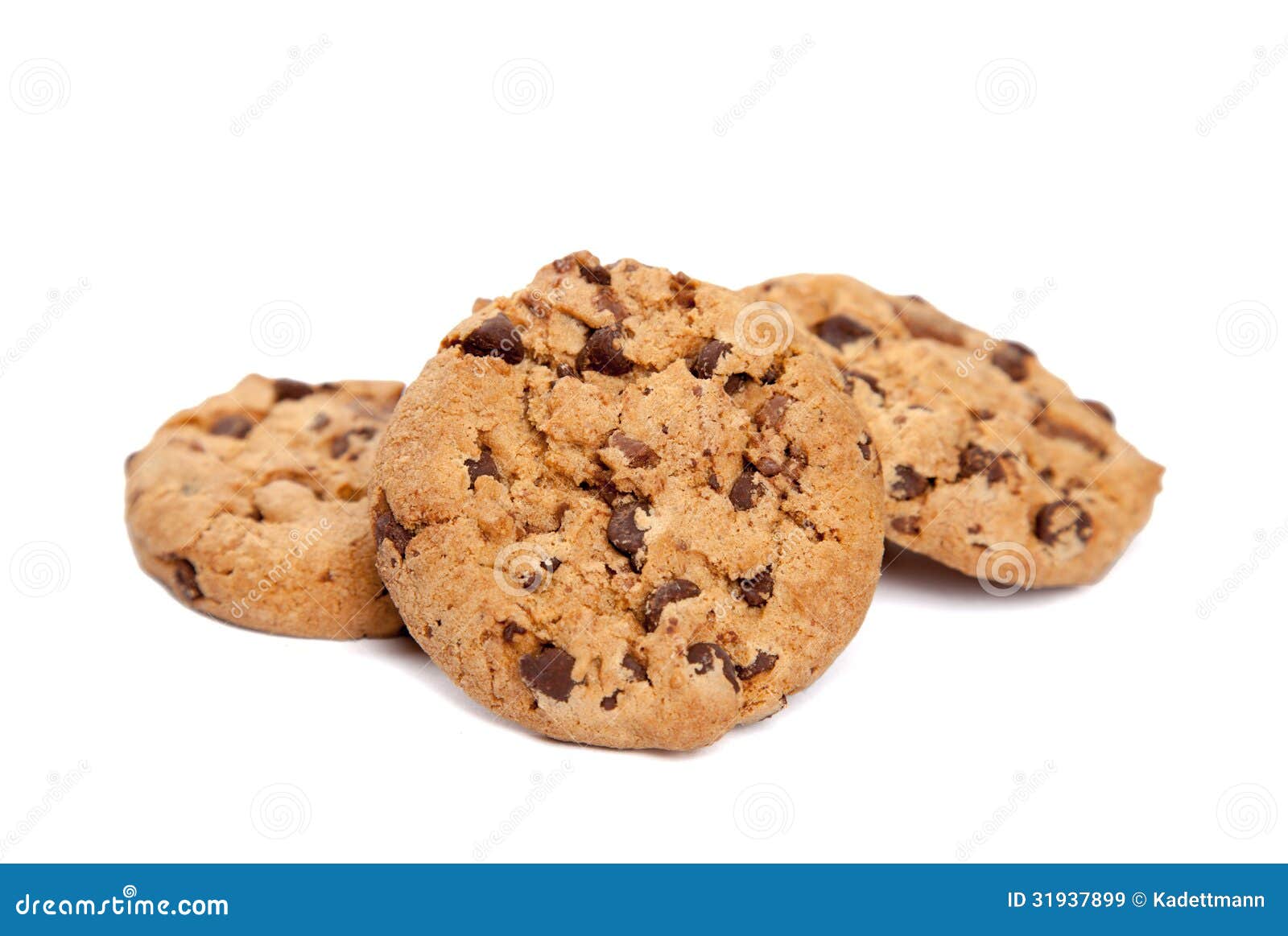 Three cookies stock image. Image of home, hunger, bakery - 31937899
