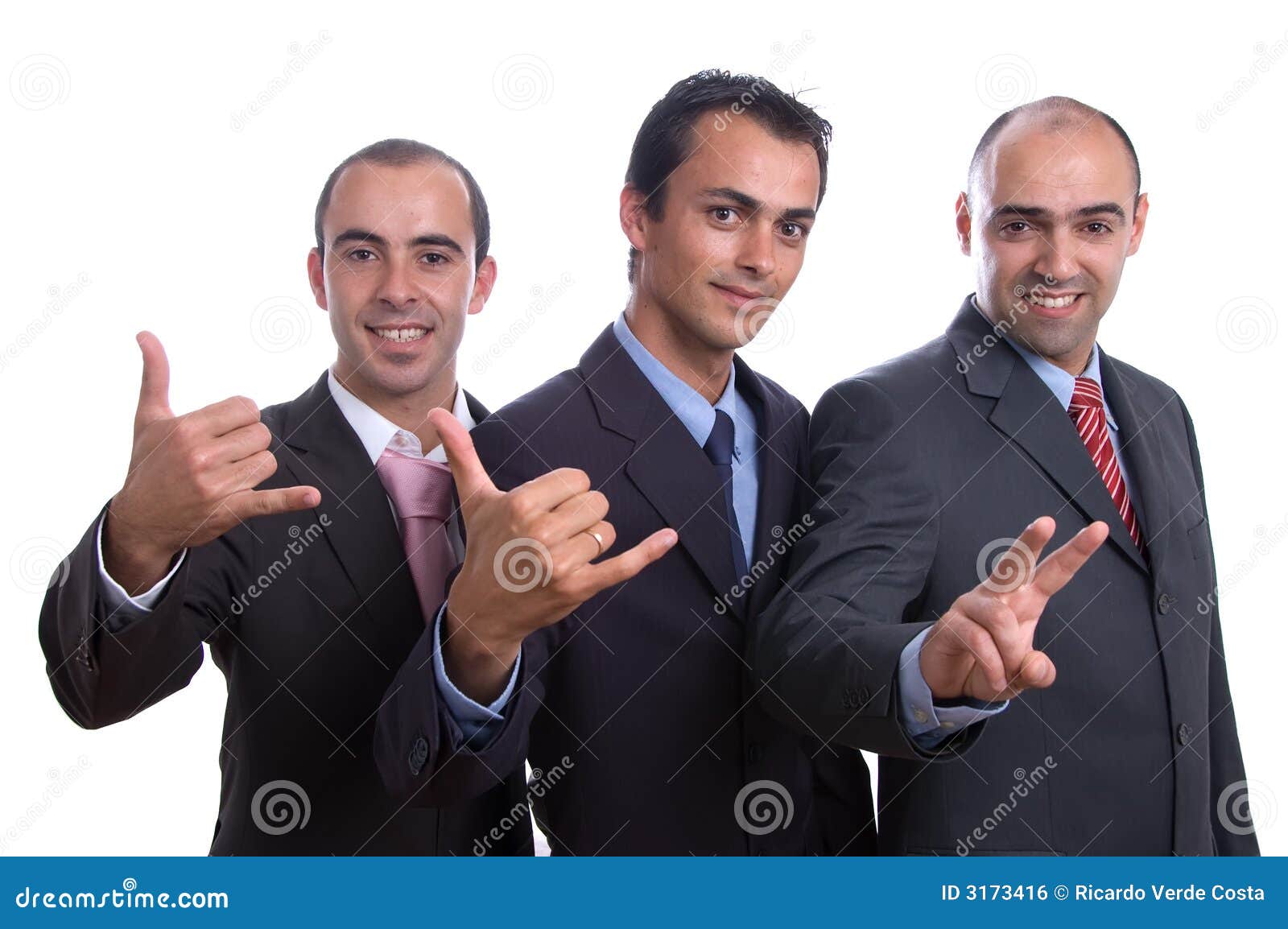 Three cool business men stock photo. Image of mature, person - 3173416