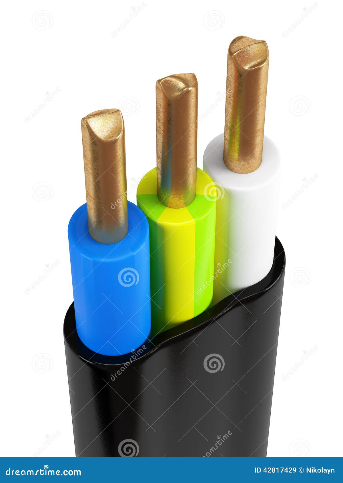 Copper Wires In Street Light Pole 2 Stock Photo | CartoonDealer.com ...