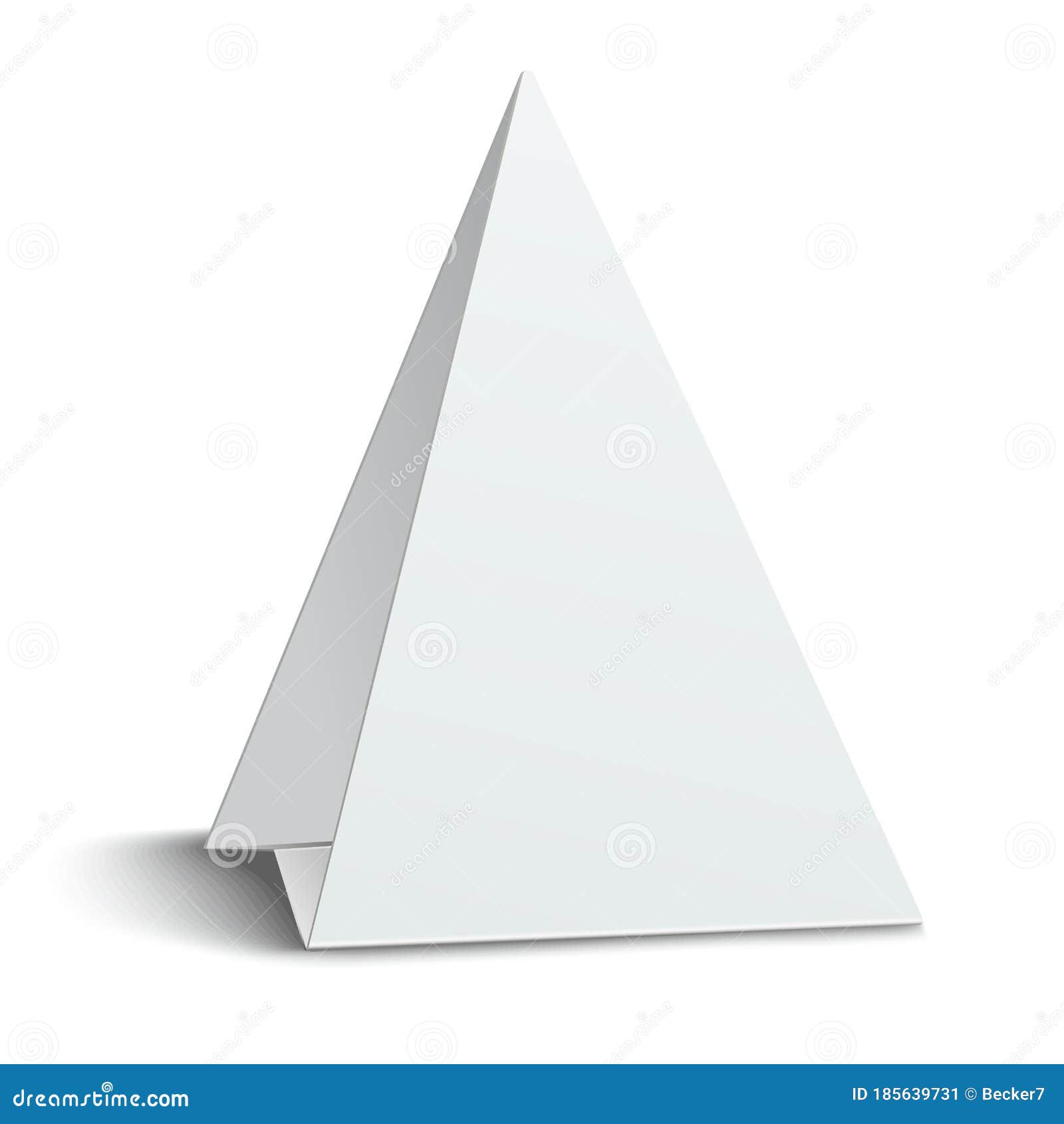 Triangular Table Vector. Illustration Isolated On White Background ...