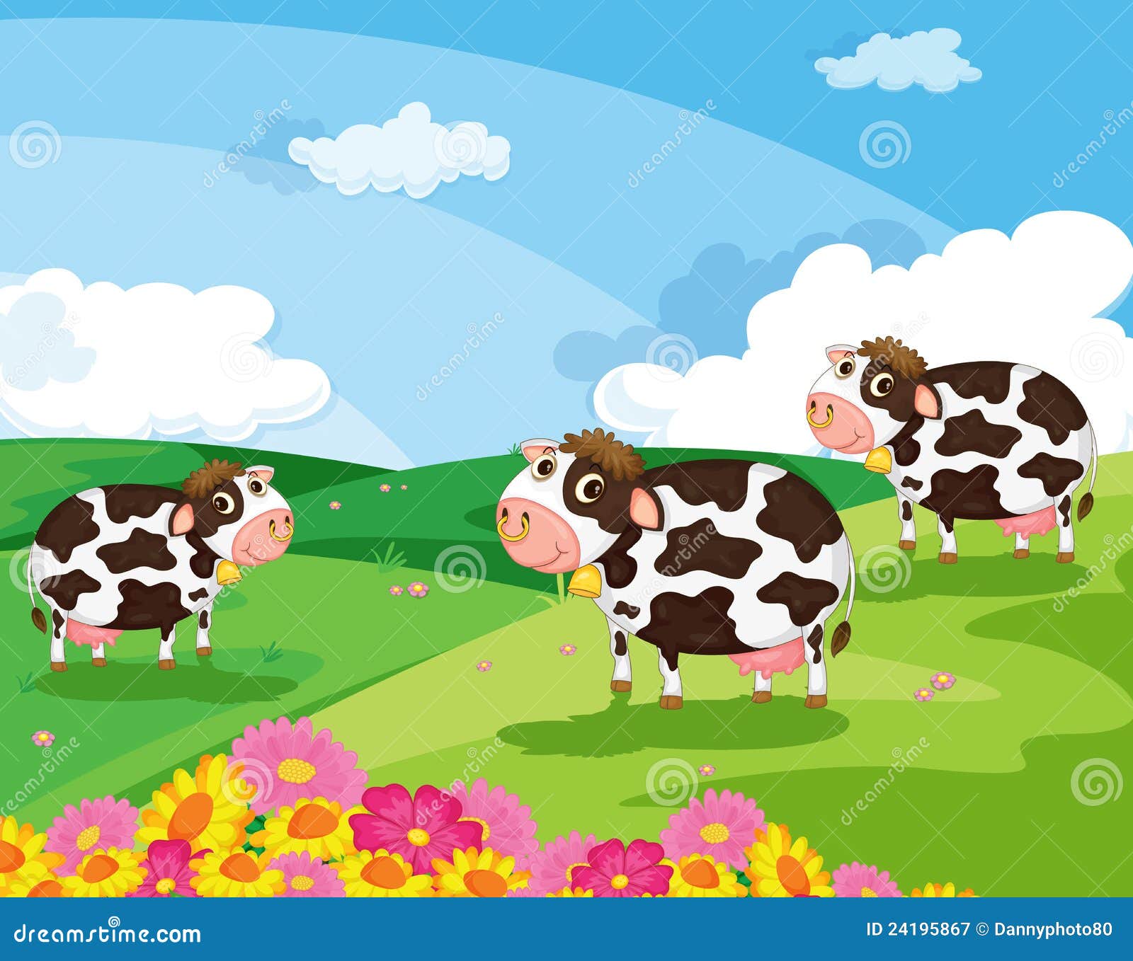 Three Cows Field Stock Illustrations – 24 Three Cows Field Stock ...
