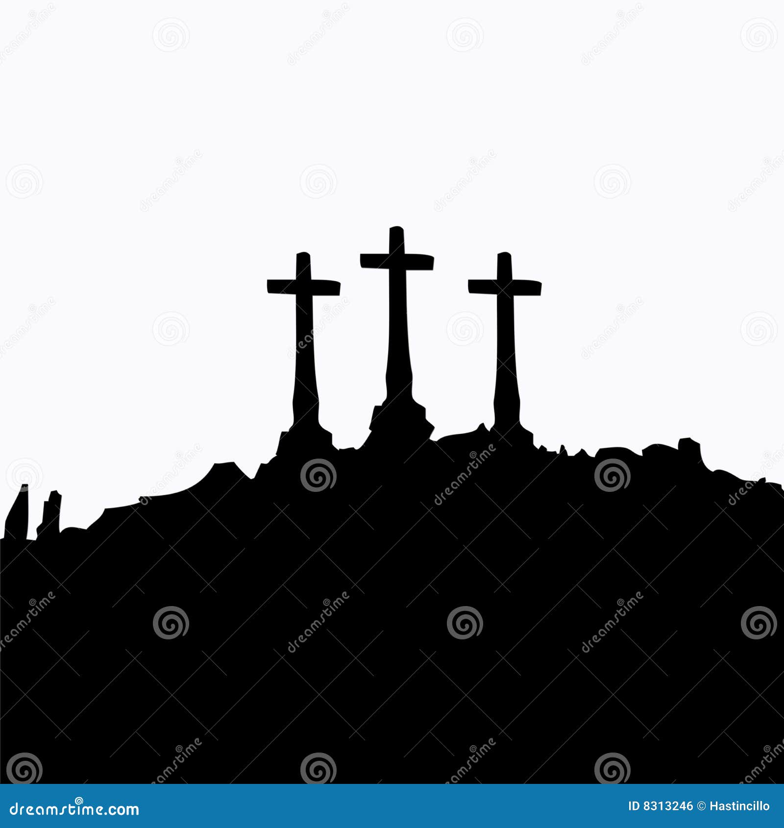 Three Cross Picture. Image: 8313246