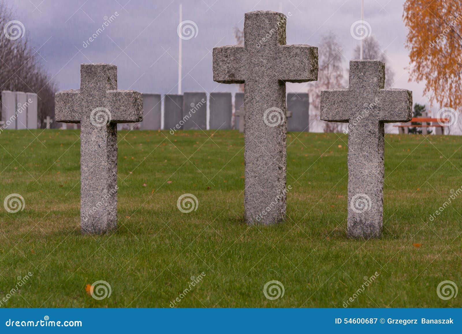 Three cross scene stock image. Image of cross, catholic - 54600687