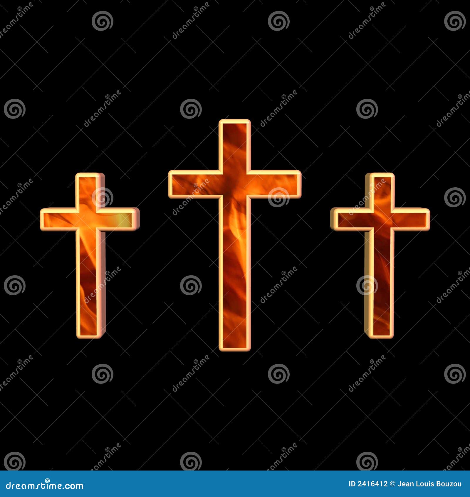Three Crosses Stock Photography | CartoonDealer.com #2416412