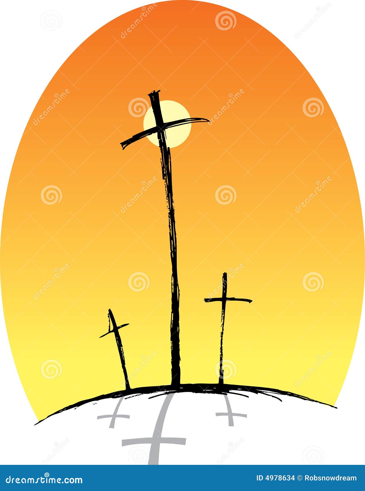 Three crosses stock vector. Illustration of nailed, mound - 4978634 Three crosses stock vector. Illustration of nailed, mound - 4978634