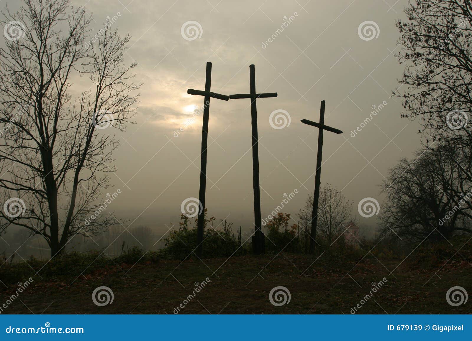 Three crosses stock image. Image of fast, memory, christ - 679139