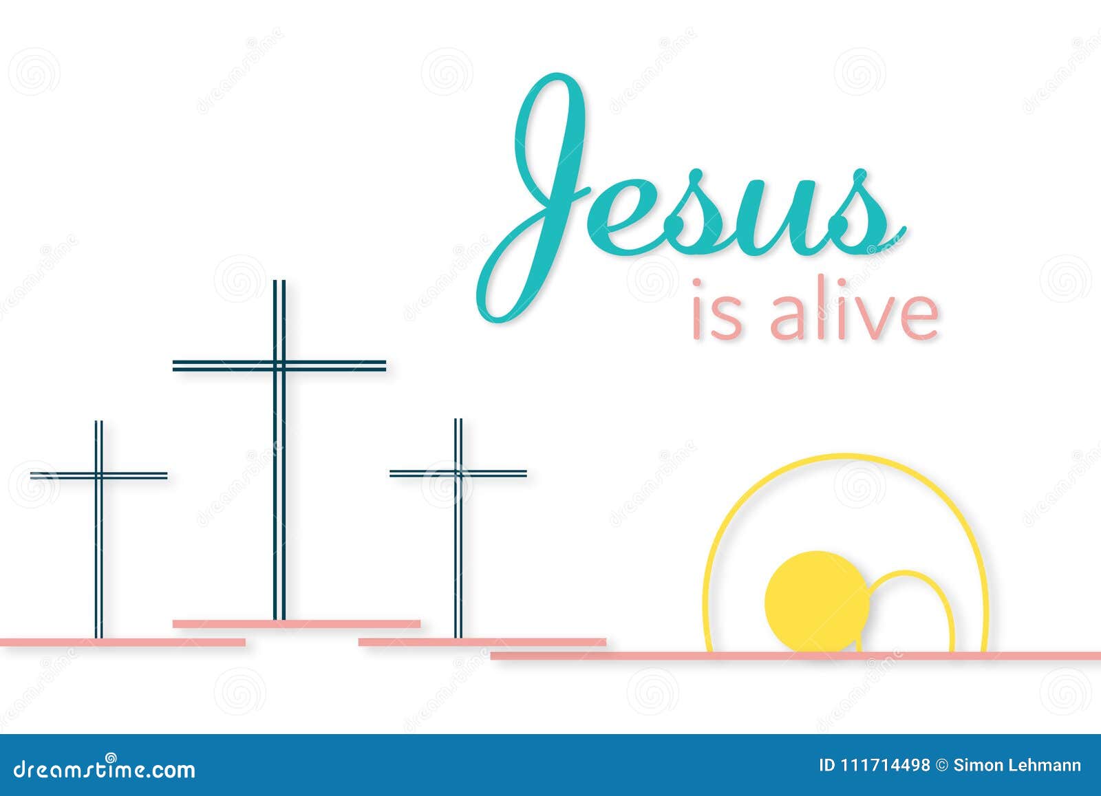 Jesus Is Alive Clipart
