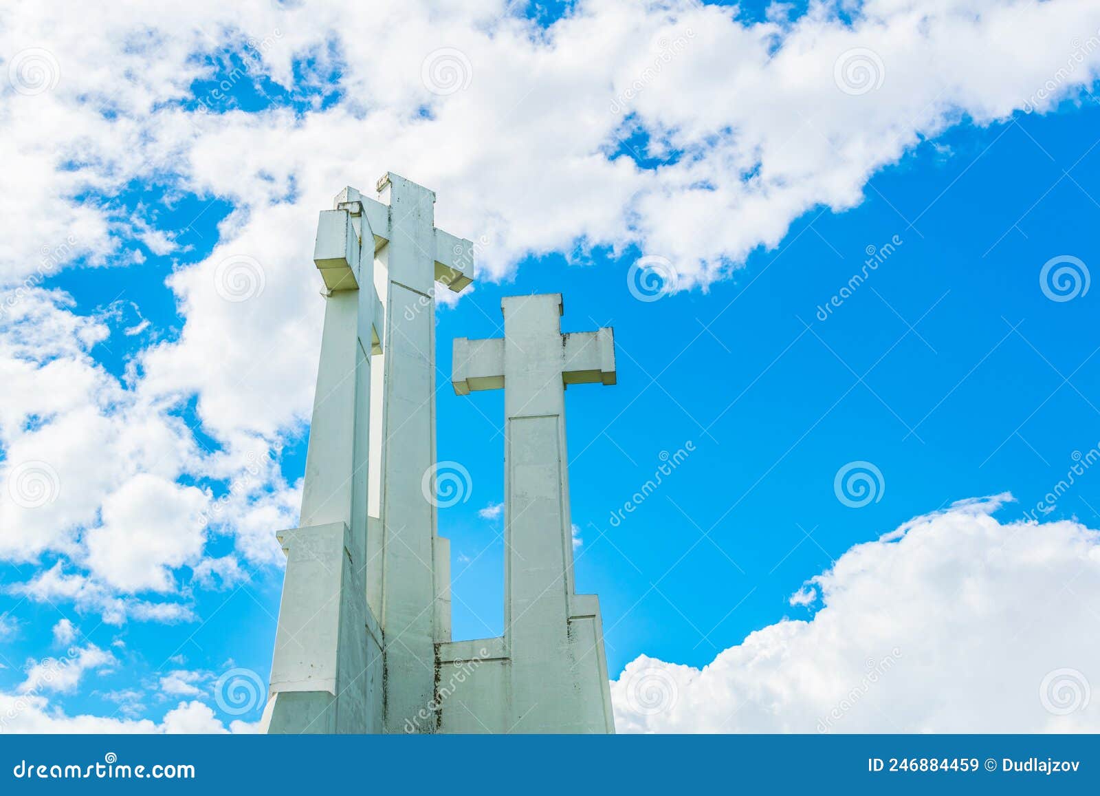 Three Crosses Hill in Vilnius, Lithuania...IMAGE Stock Image - Image of ...