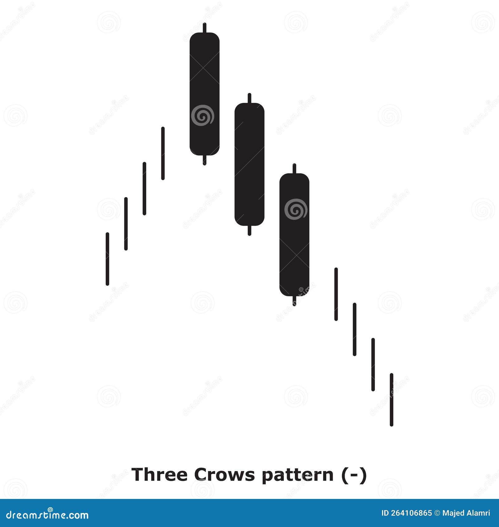 Three Crows Pattern (-) White & Black - Round Stock Vector ...