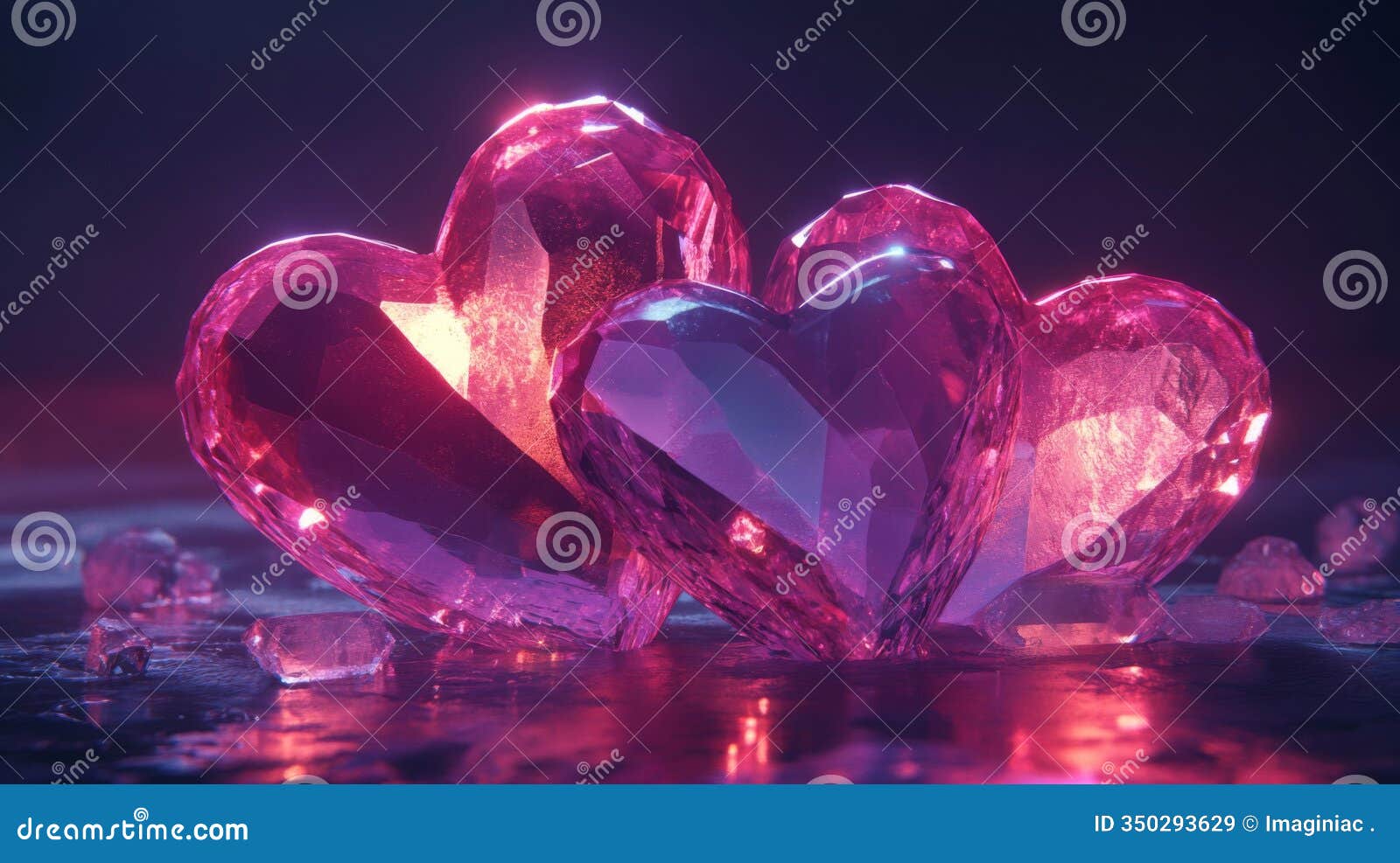 Set Of Three Crystal Structures Vector Illustration | CartoonDealer.com ...