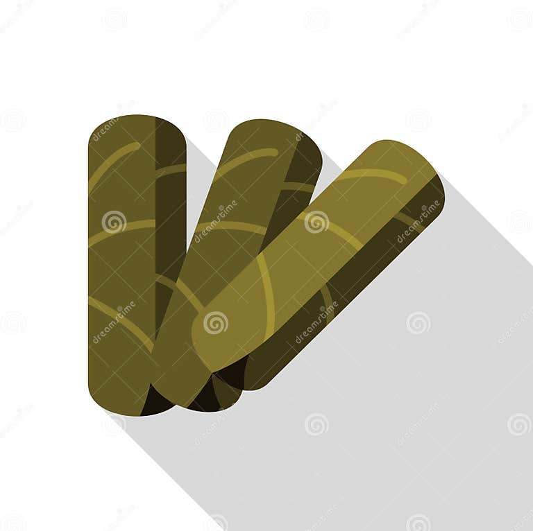 Three Cuban Cigars Lying in Pile Forming Triangle Shape Stock Vector ...