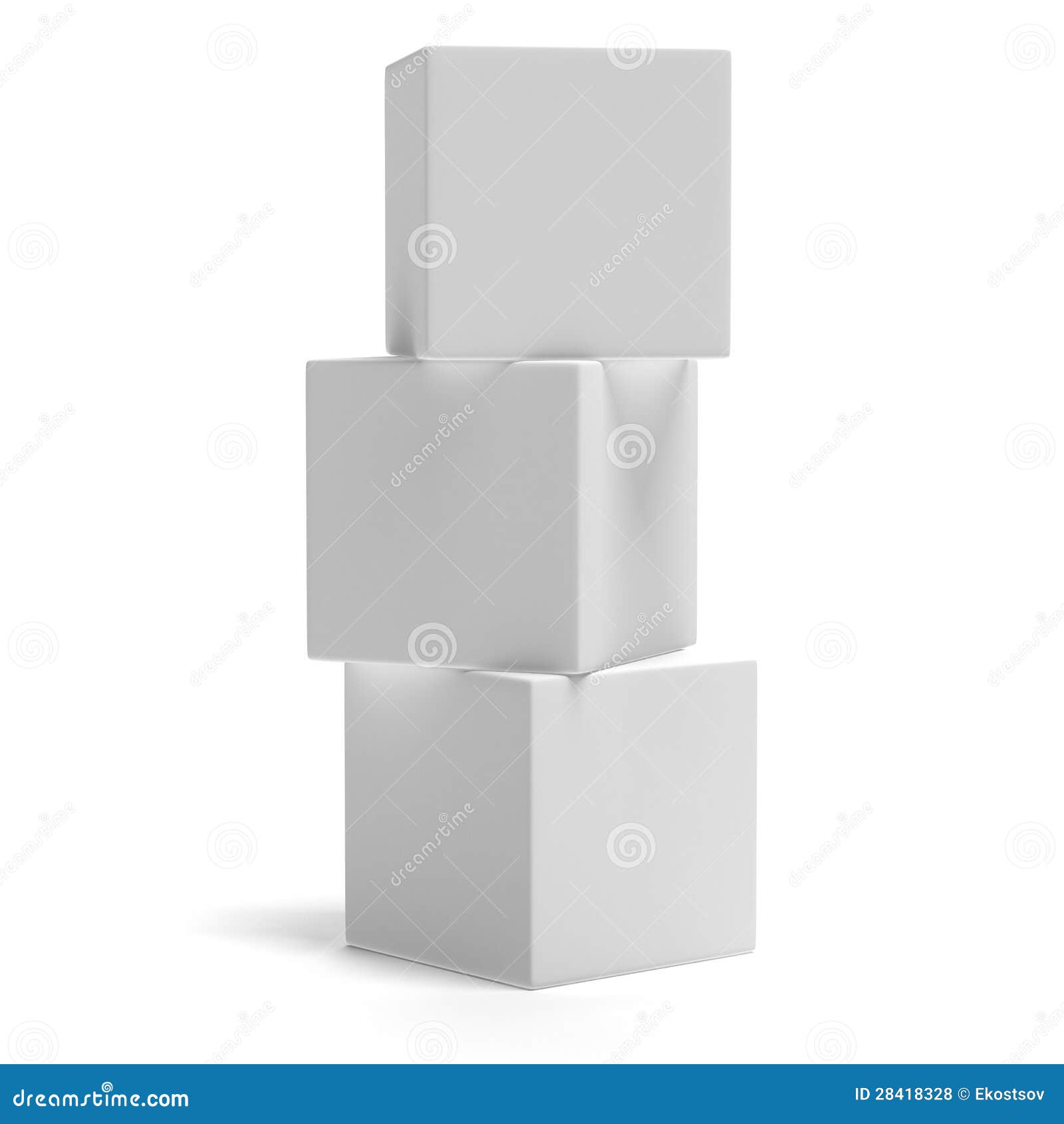 Three Cubes Or Blocks Stock Image | CartoonDealer.com #19551721