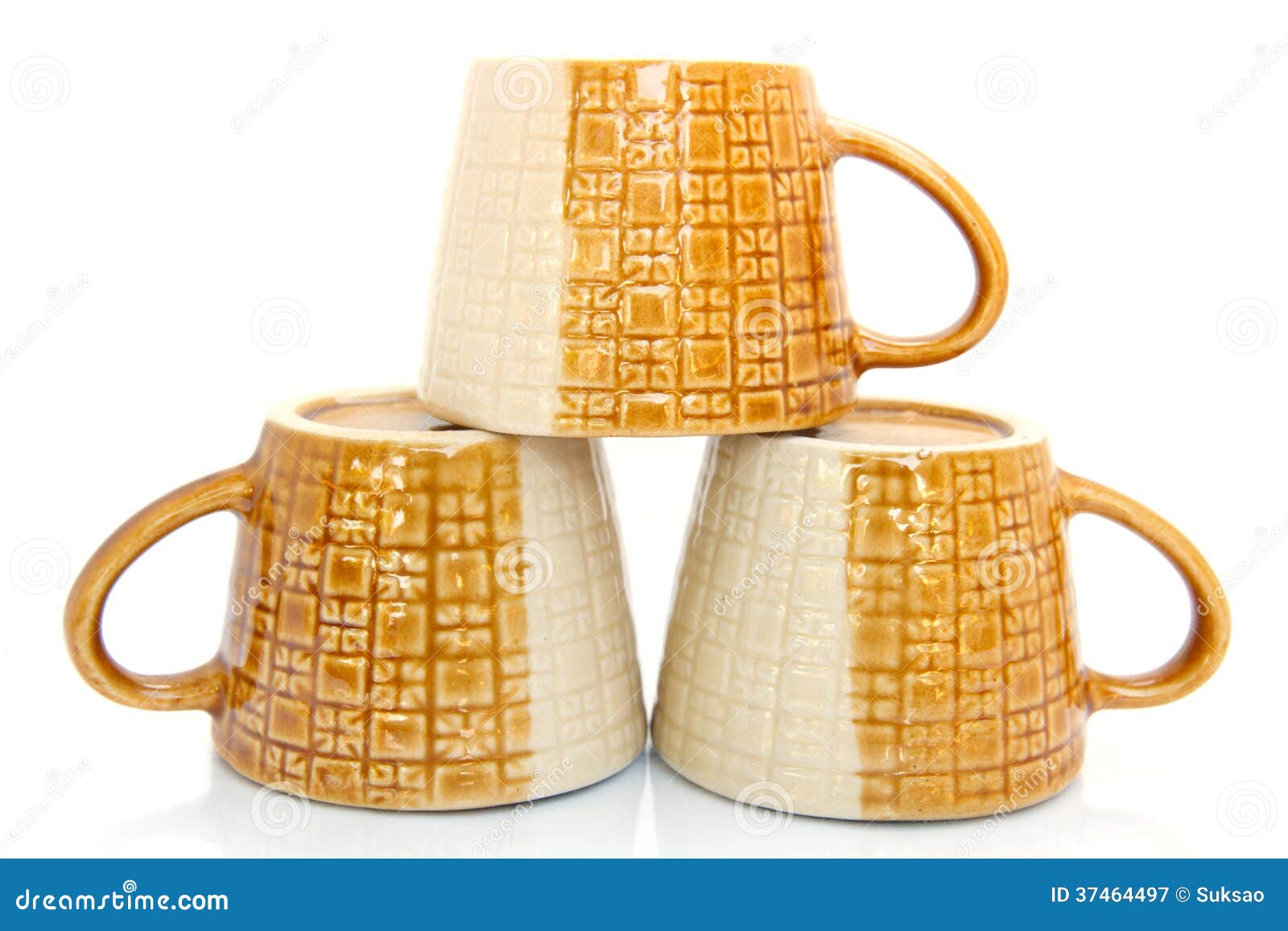 Three Cup stock image. Image of stacked, background, white - 37464497