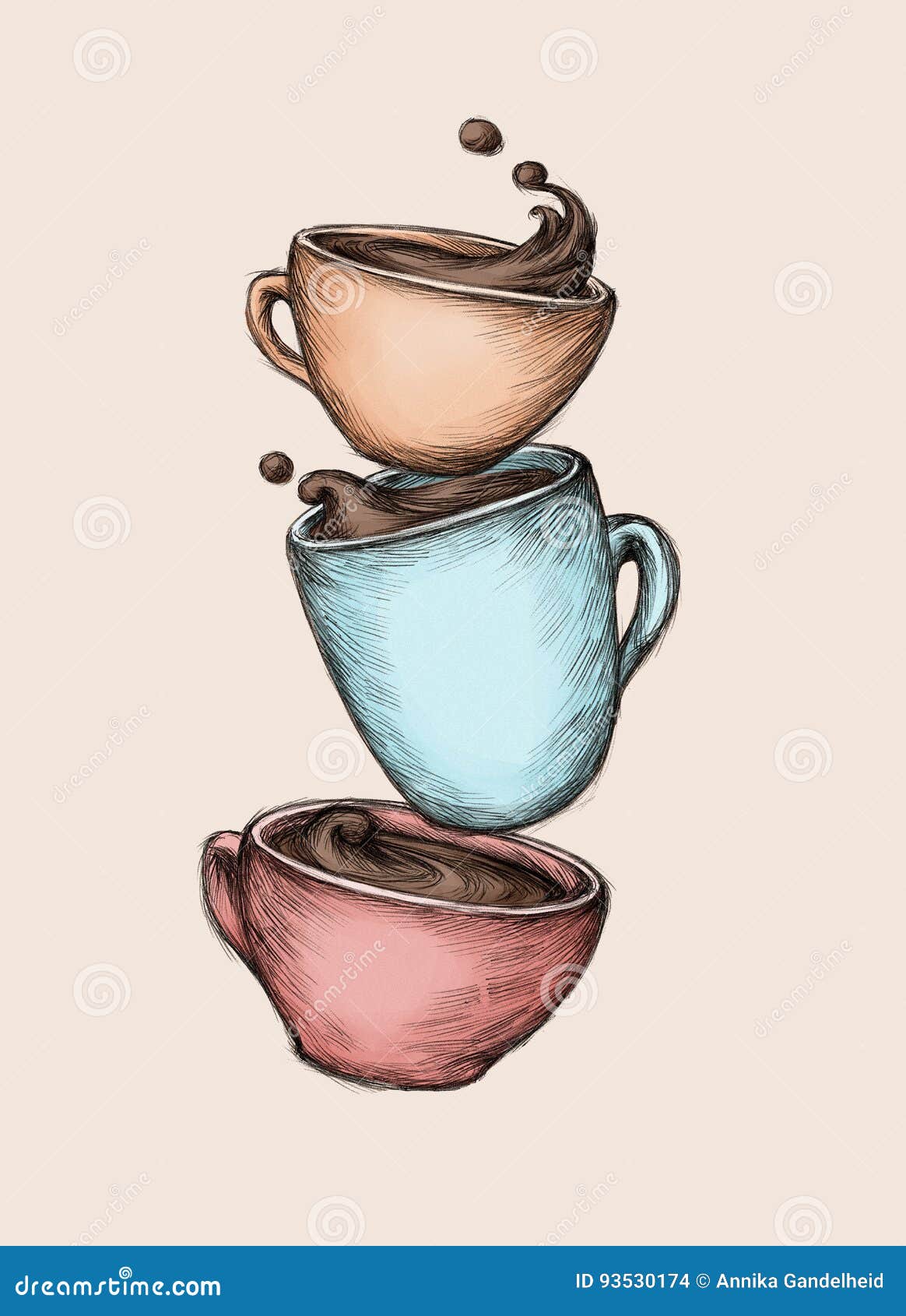 Set Of Three Cups With First Second And Third Place. Vector Sport Logo ...