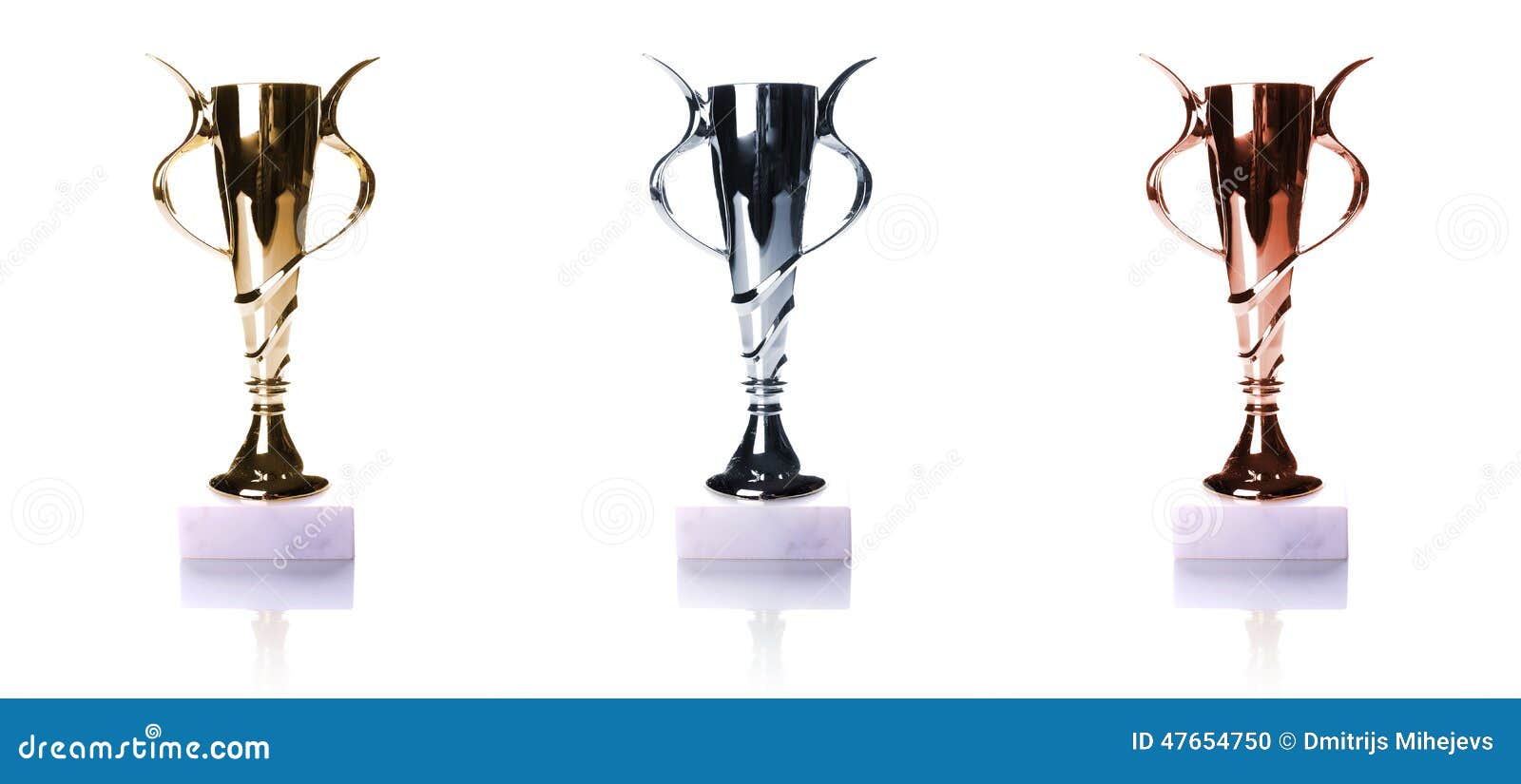 Three cups stock photo. Image of bronze, contest, golden - 47654750