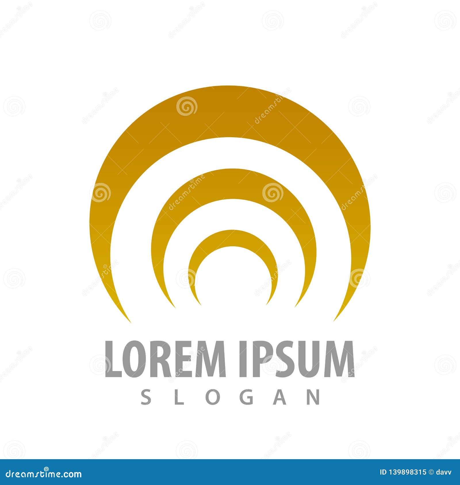 Three Curve Shape Logo Concept Design. Symbol Graphic Template Element ...