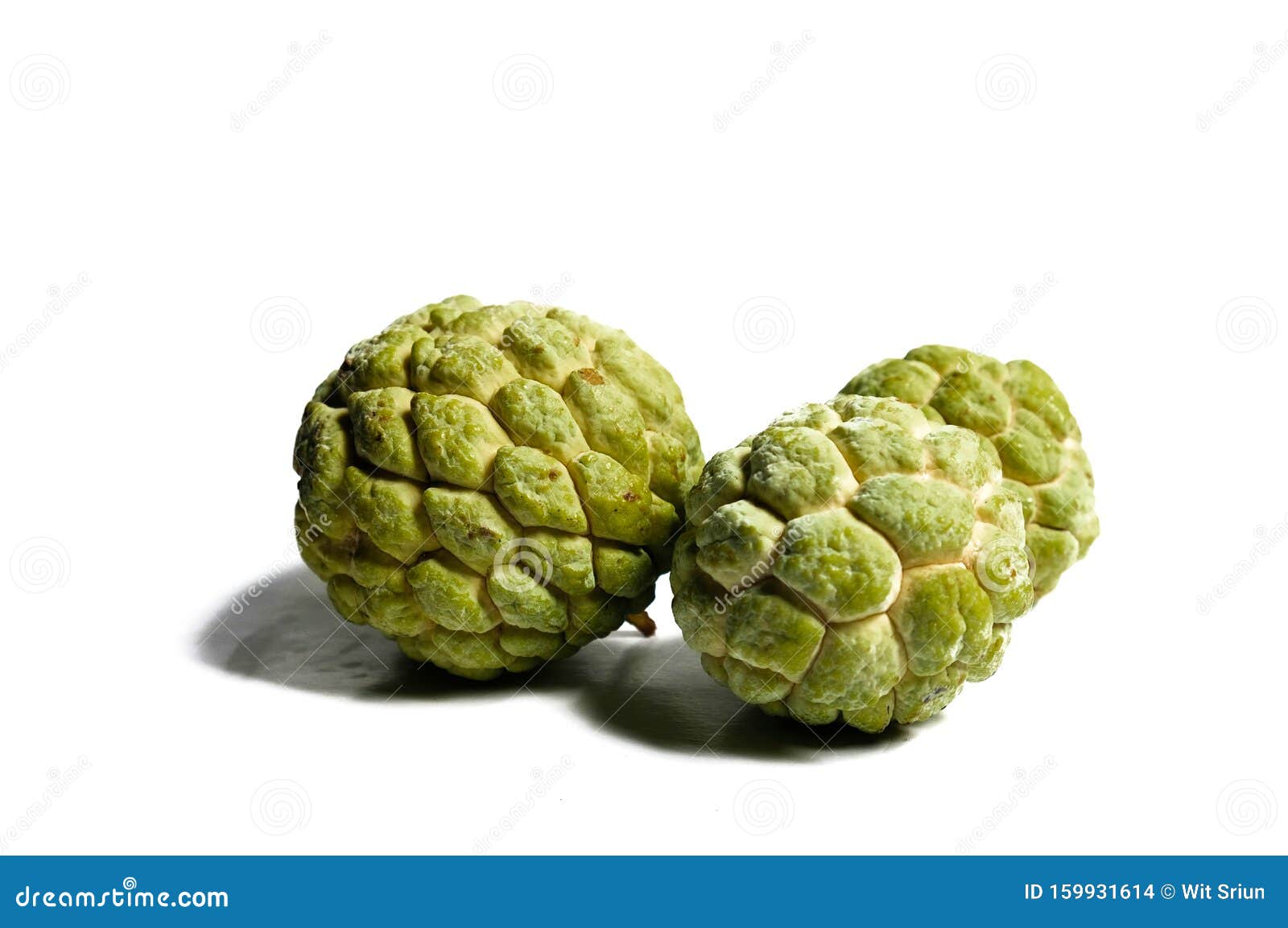 Three Custard Apple, Sweet Taste, Delicious Stock Photo - Image of ...