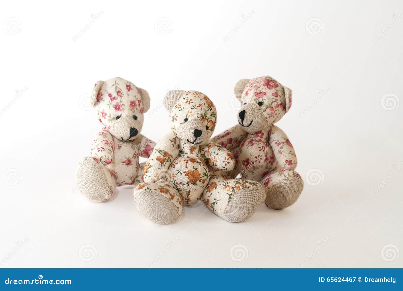 Three cute bears stock image. Image of sweet, small, childhood - 65624467
