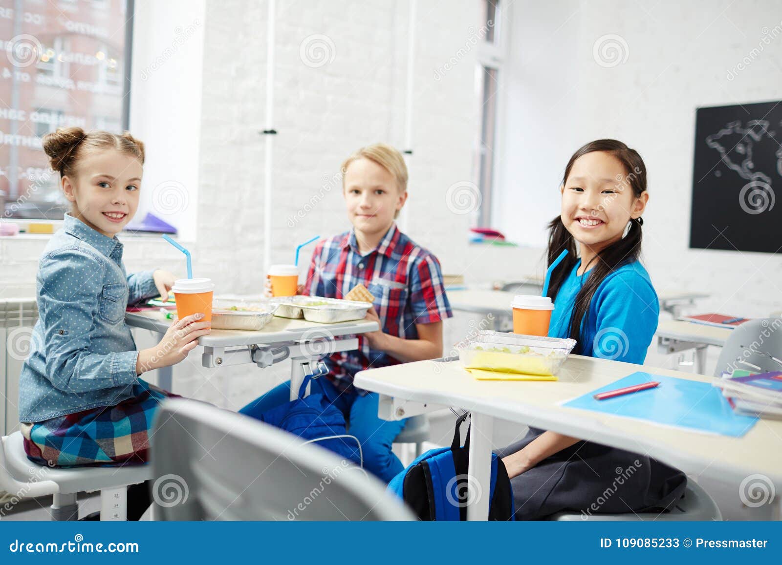 Eating at break stock image. Image of appetite, education - 109085233