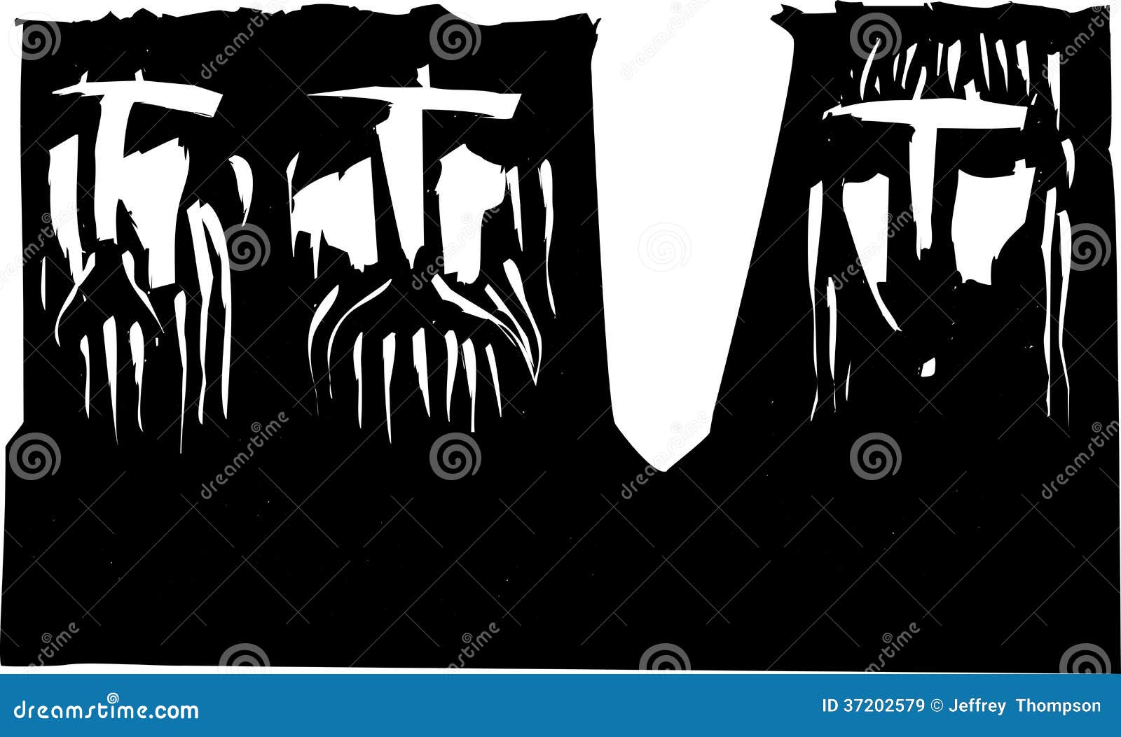 Three Dark Heads stock vector. Illustration of face, woman - 37202579