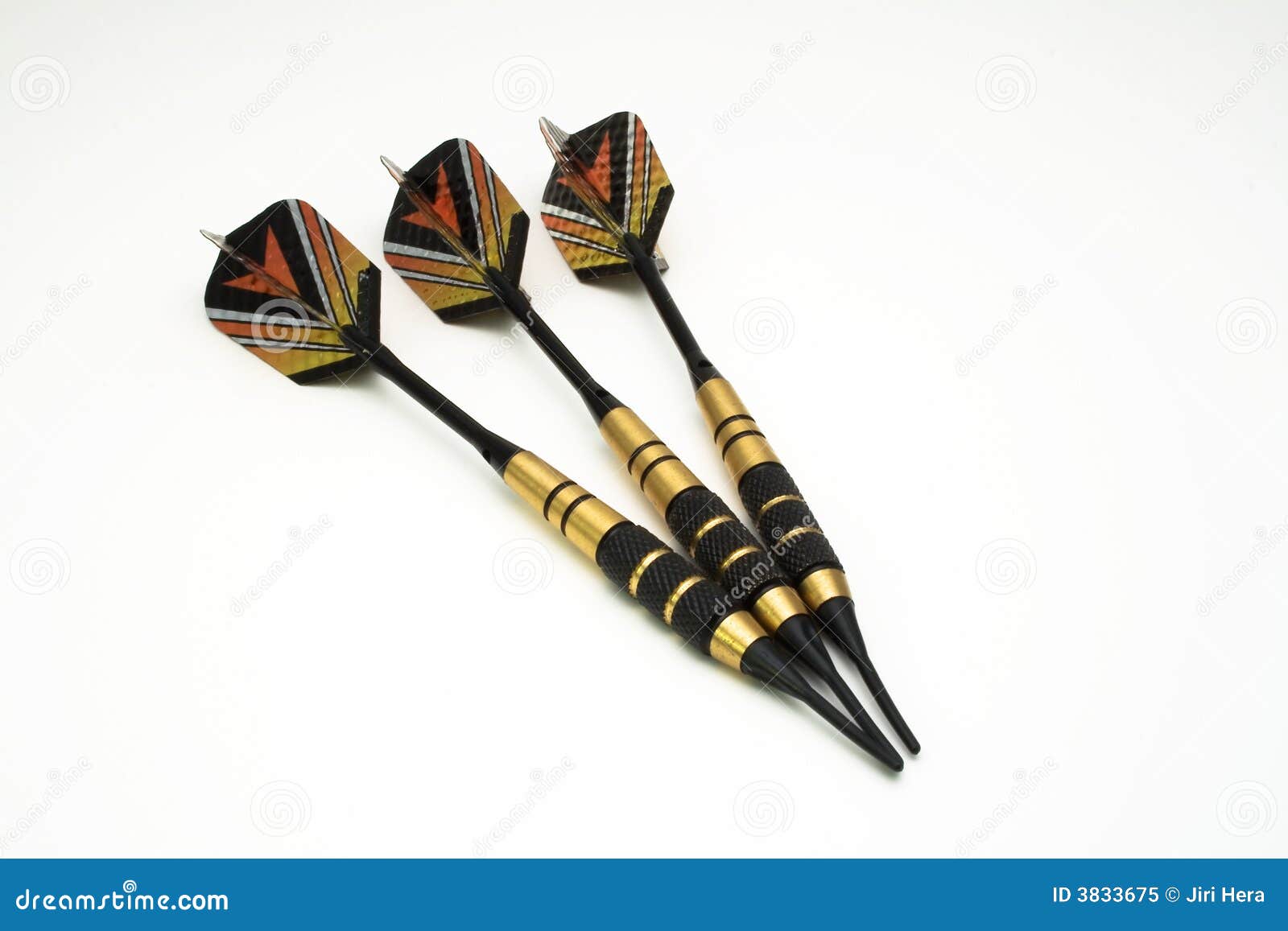 Three darts stock image. Image of target, round, center - 3833675
