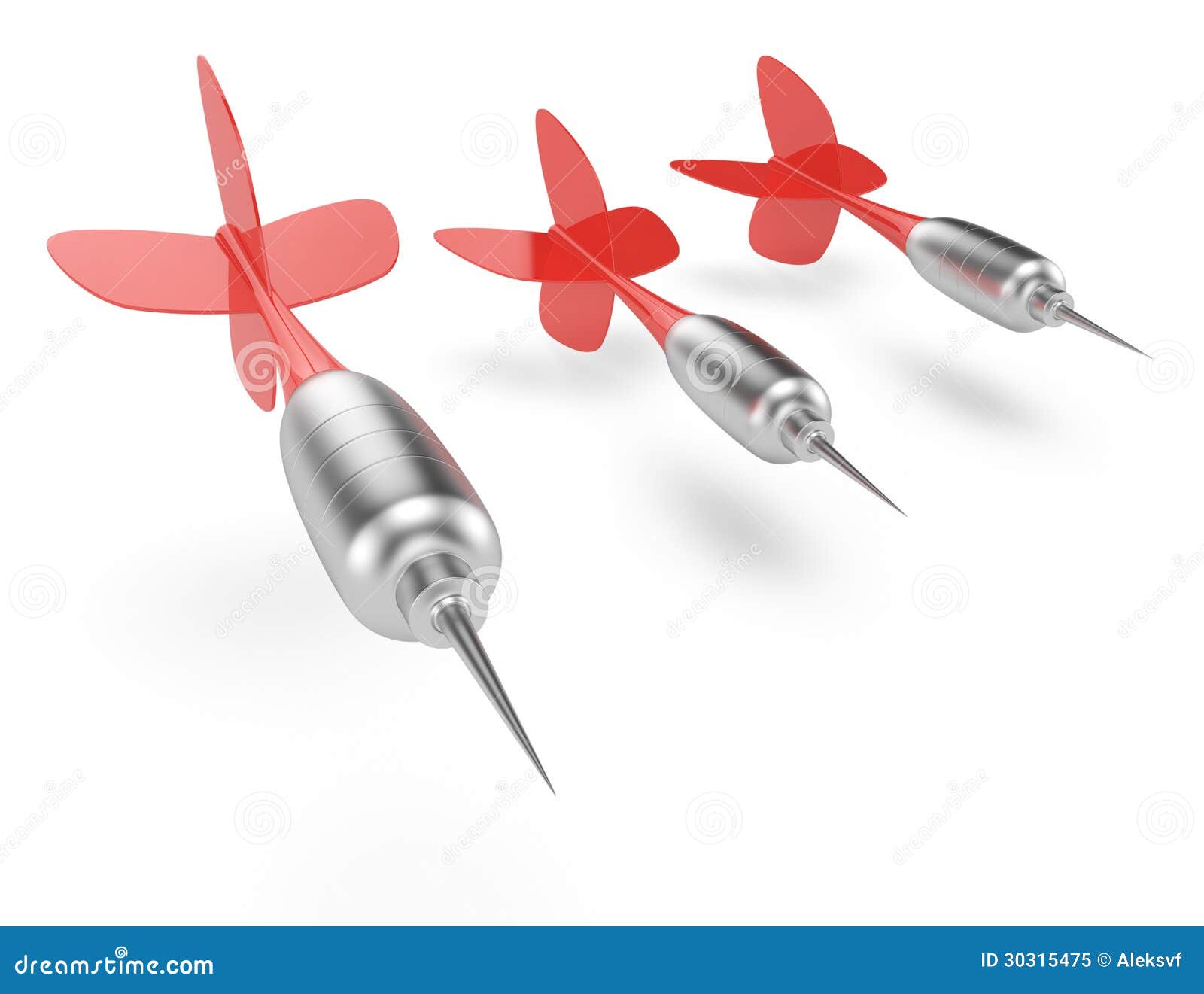Three darts stock illustration. Illustration of darts - 30315475