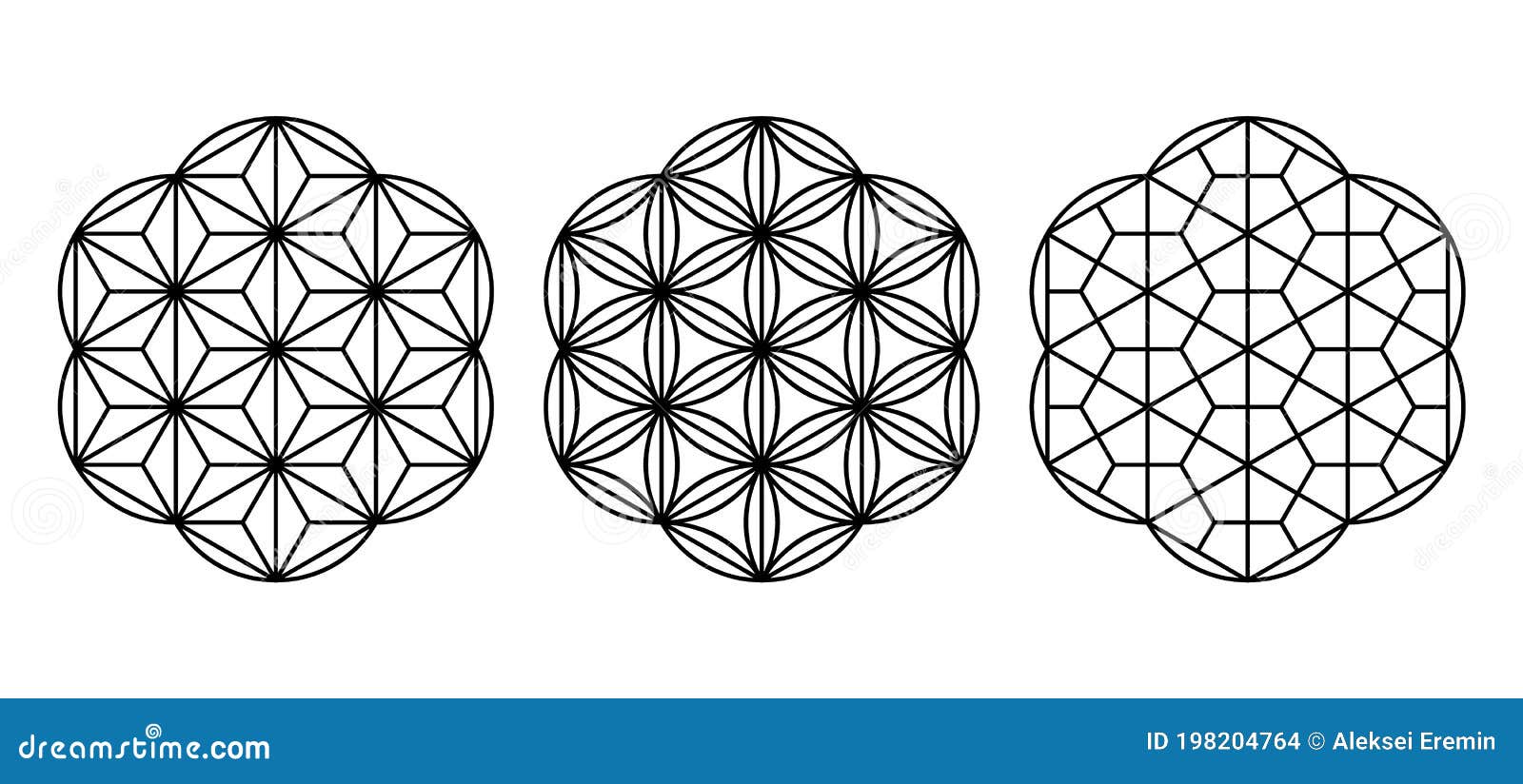 Three Design Elements Based on Japanese Decorative Art Kumiko Zaiku ...