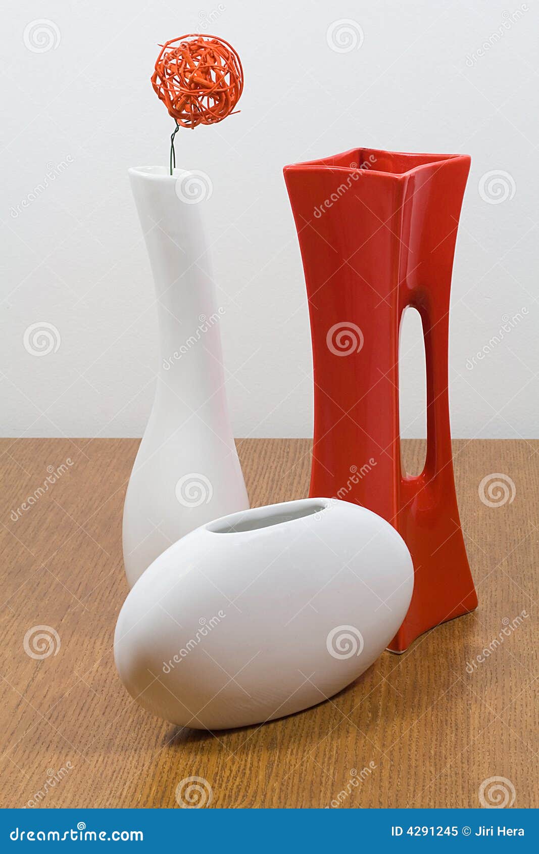 Three design vases stock image. Image of vase, group, beautiful - 4291245