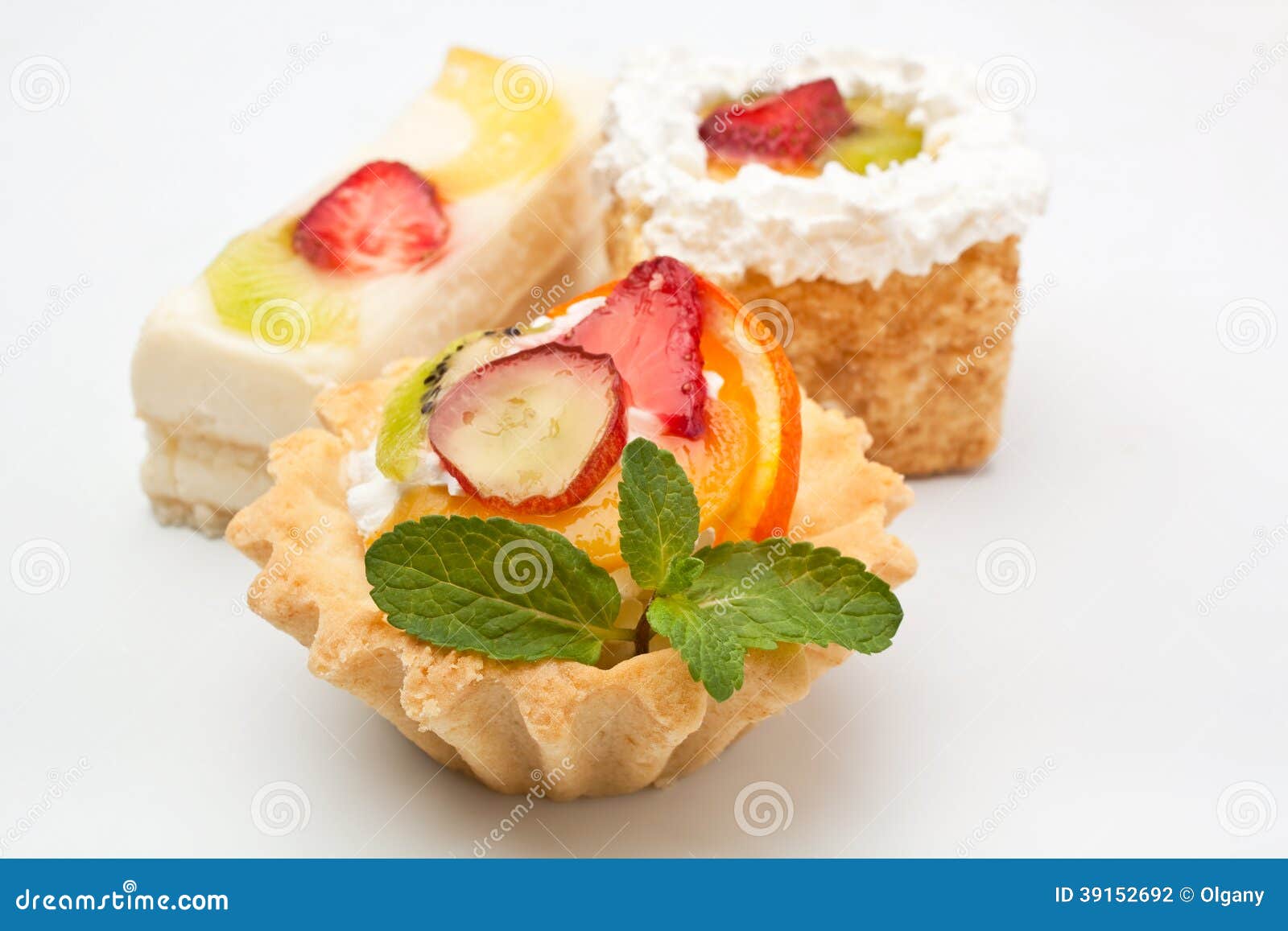Three Dessert Selection stock photo. Image of dessert - 39152692