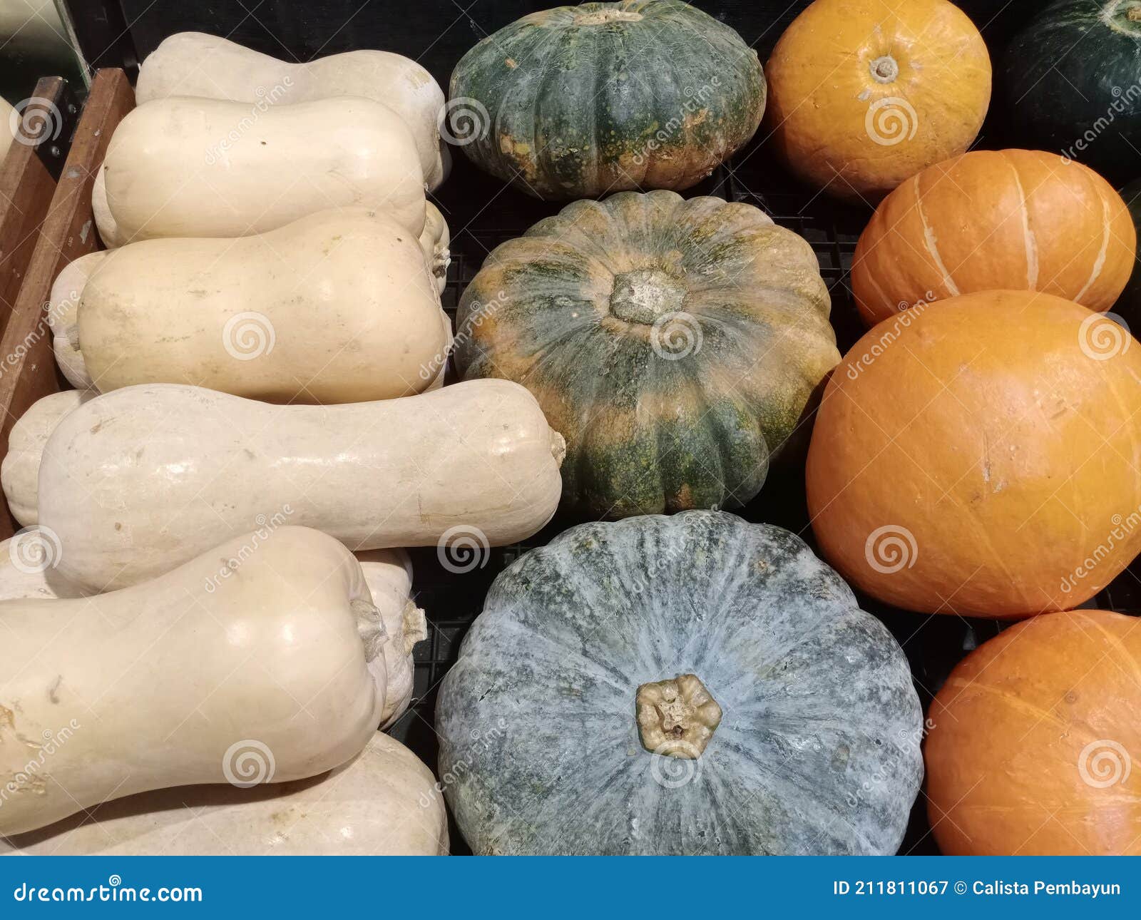 Three Different Colored Pumpkins Stock Image - Image of tomato ...