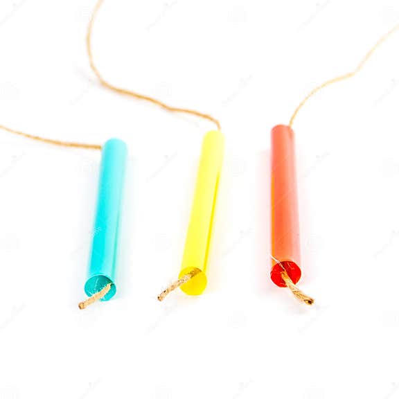 Three Different Colored Straws Wich Represent Three Ways Stock Photo ...