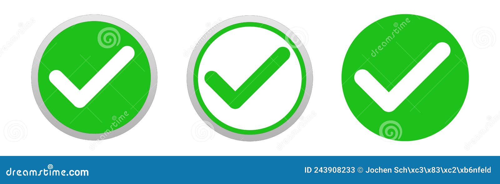 Three Different Green Hooks Stock Illustration - Illustration of ...