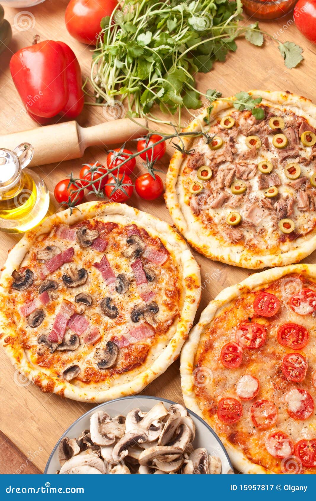 Three Different Types Of Natural Salt In Stone Bowls On Wooden S Stock ...